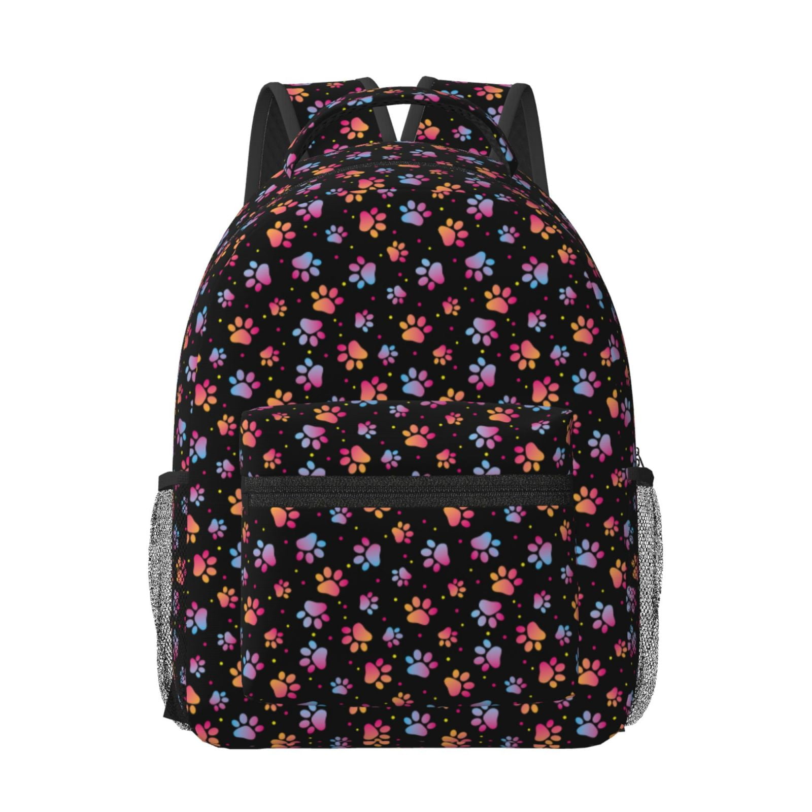 Uemuo Animal Paw 1 Printed Student Durable Water-resistant Backpack ...