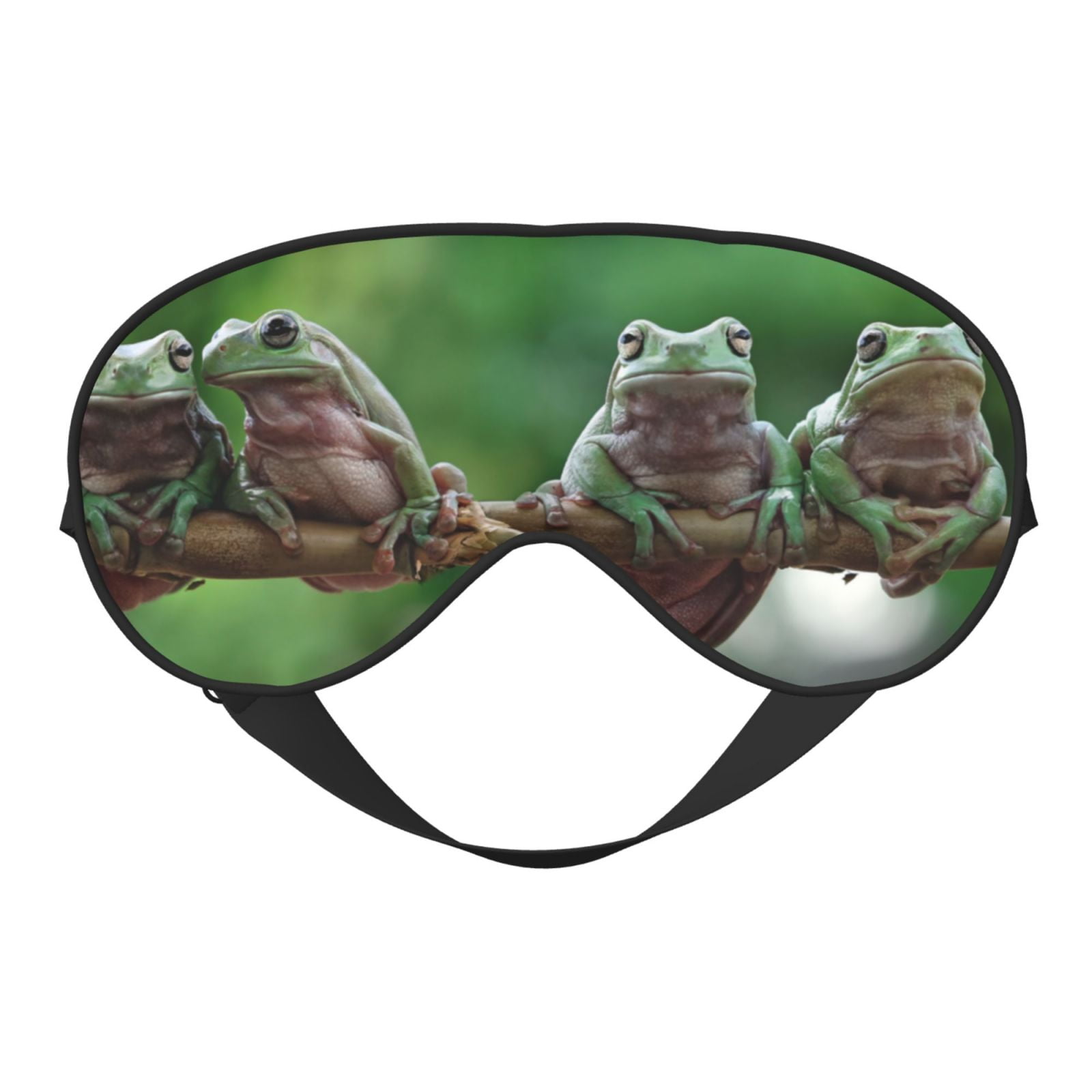 Uemuo Australian White Tree Frog Sitting on Branch Pattern Sleep Eye ...