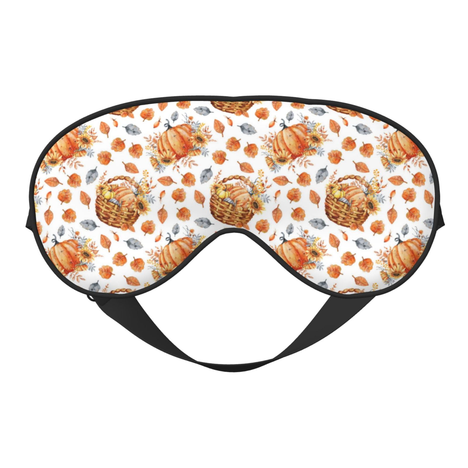 Uemuo Autumn Harvest Baskets Pattern Sleep Eye Mask - Light Blocking ...