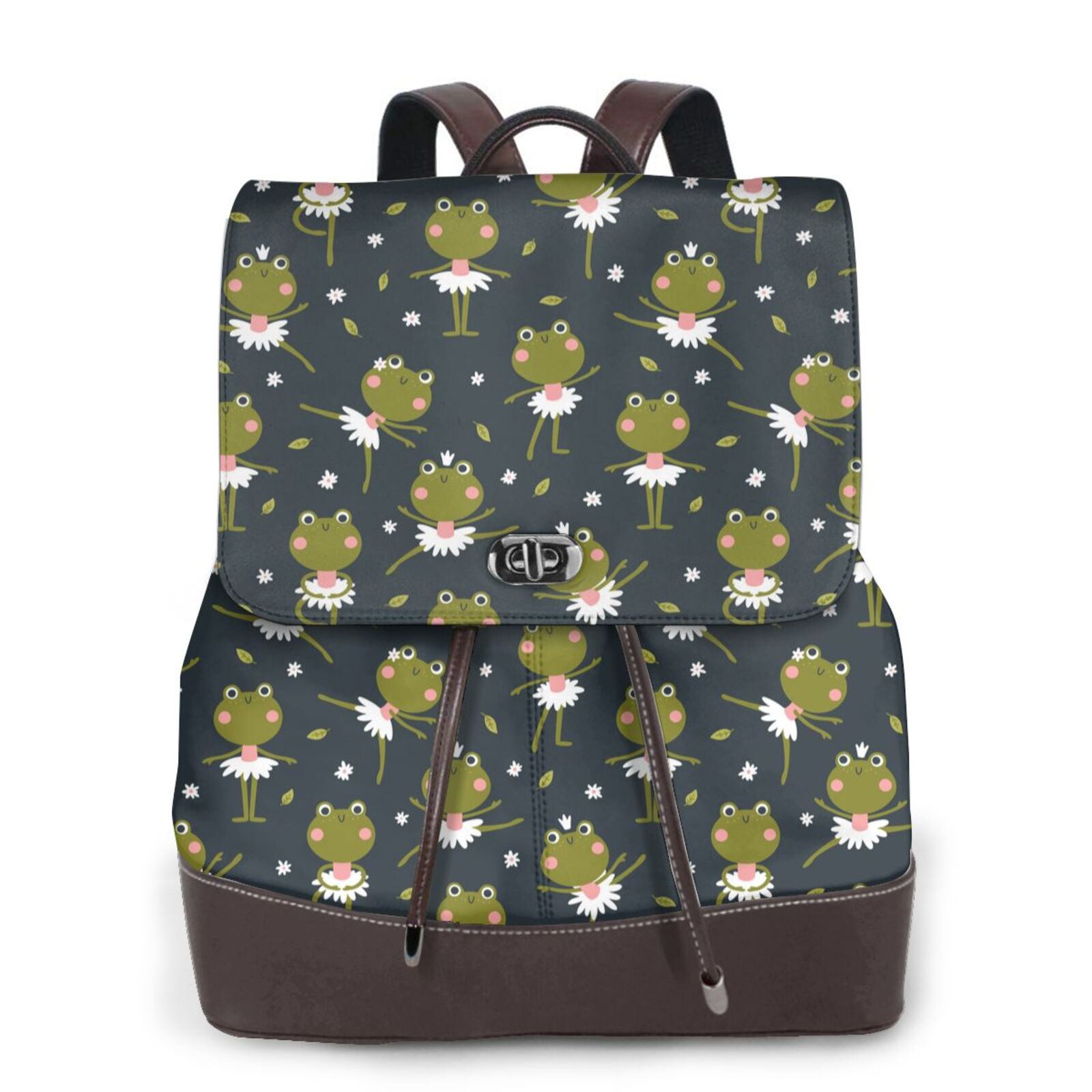 Uemuo Ballerina Frogs for Backpack Purse for Women Large Capacity ...