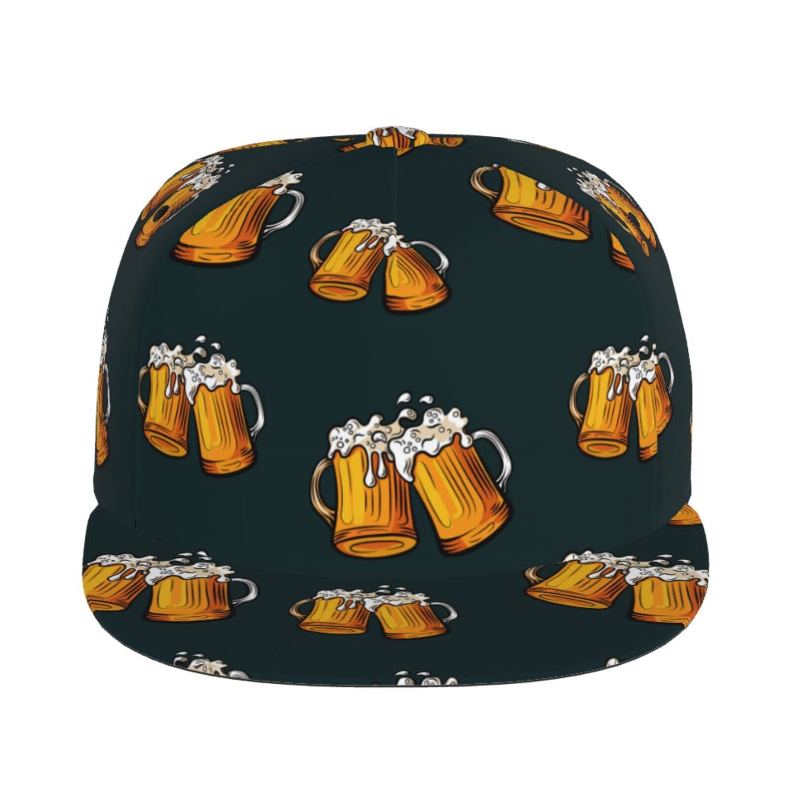 Uemuo Beer Pattern Women's Baseball Cap,Straight Brim Hat,Golf Dad Hat ...