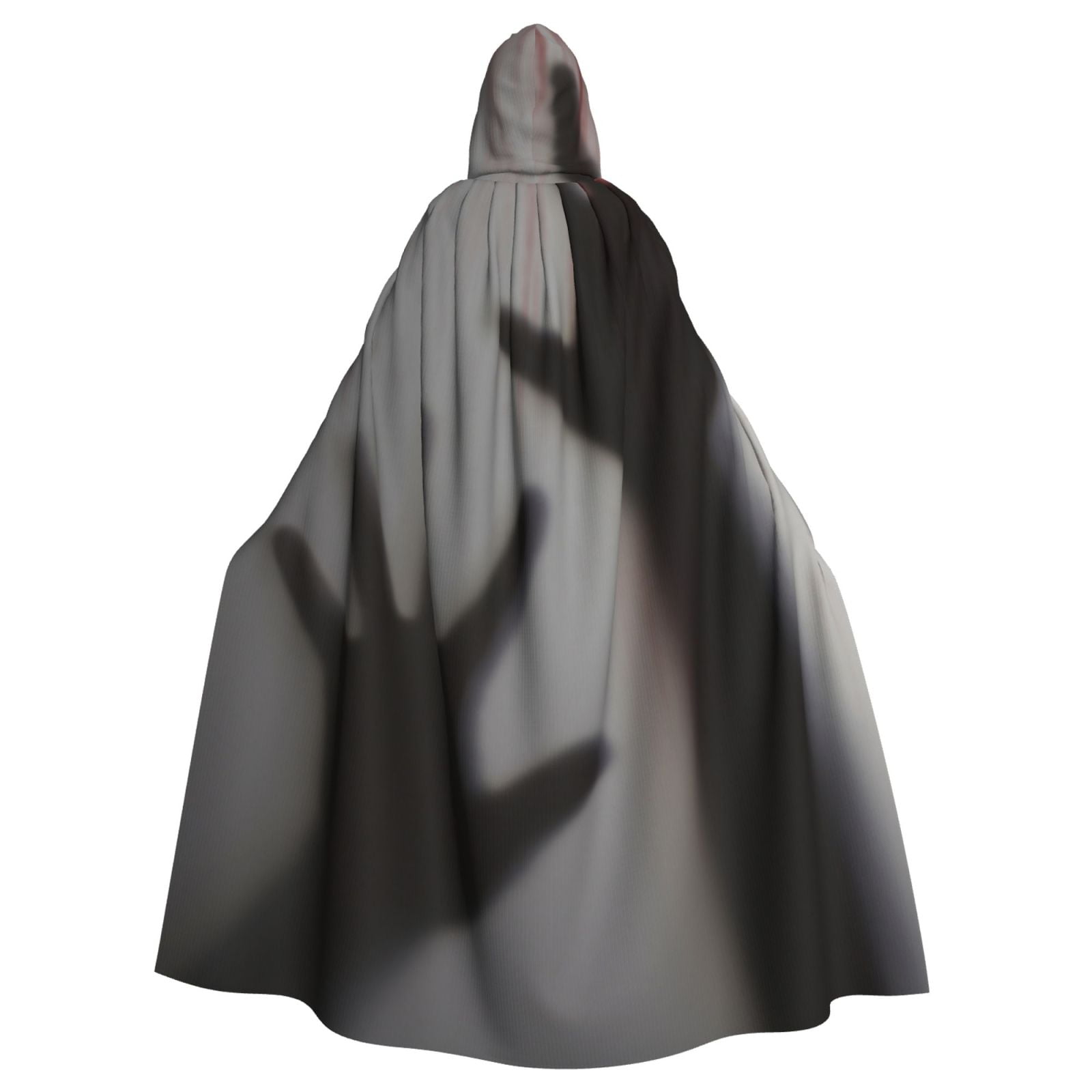 Uemuo Bloody Hand Behind Pattern Hooded Cloak Cape with Hood Halloween ...