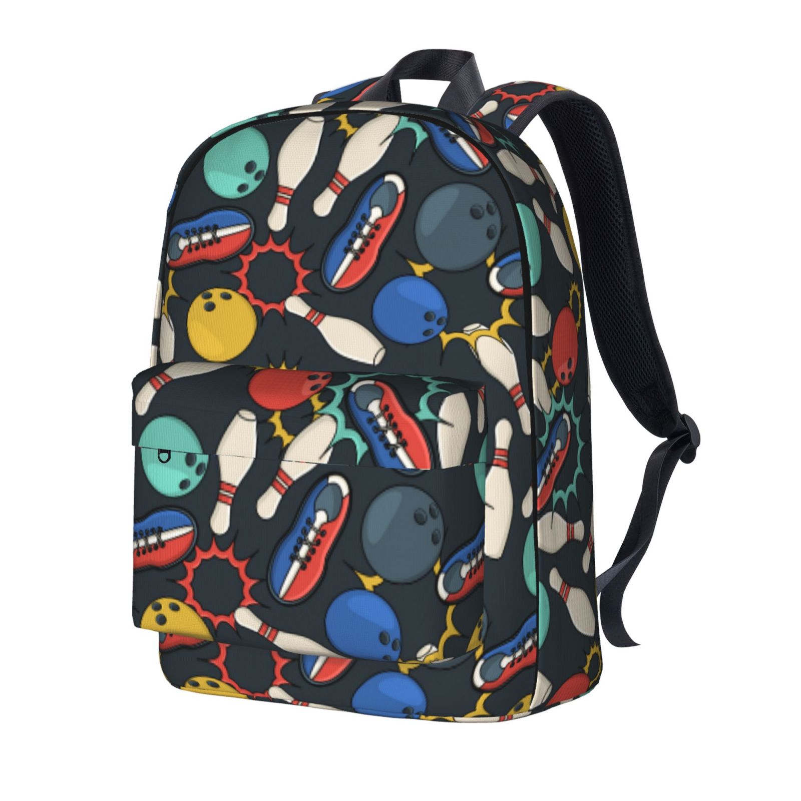 Uemuo Bowling Ball Pattern Backpack for Work and Travel - Durable and ...