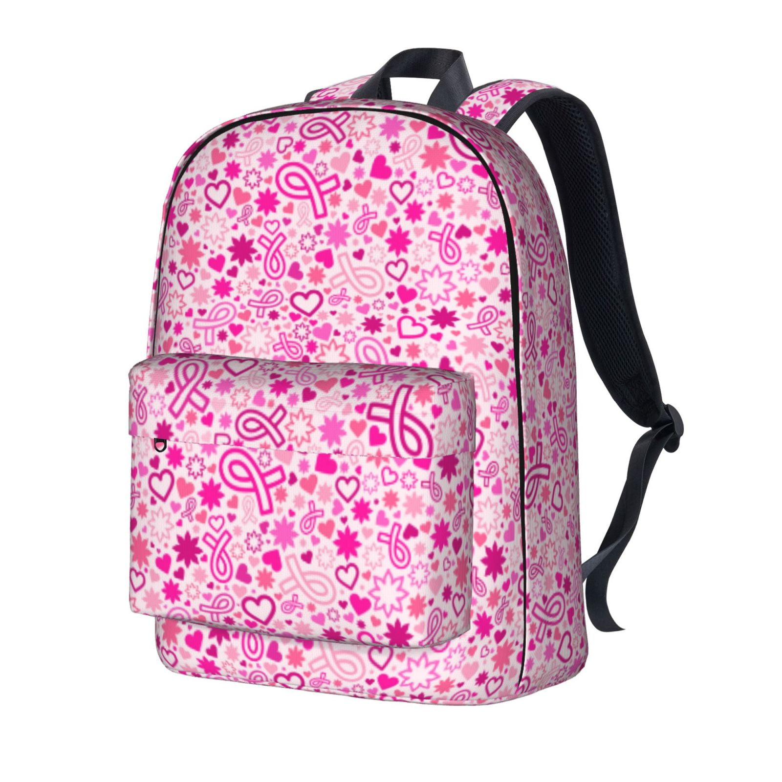 Uemuo Breast Cancer Awareness2 Pattern Backpack for Work and Travel ...