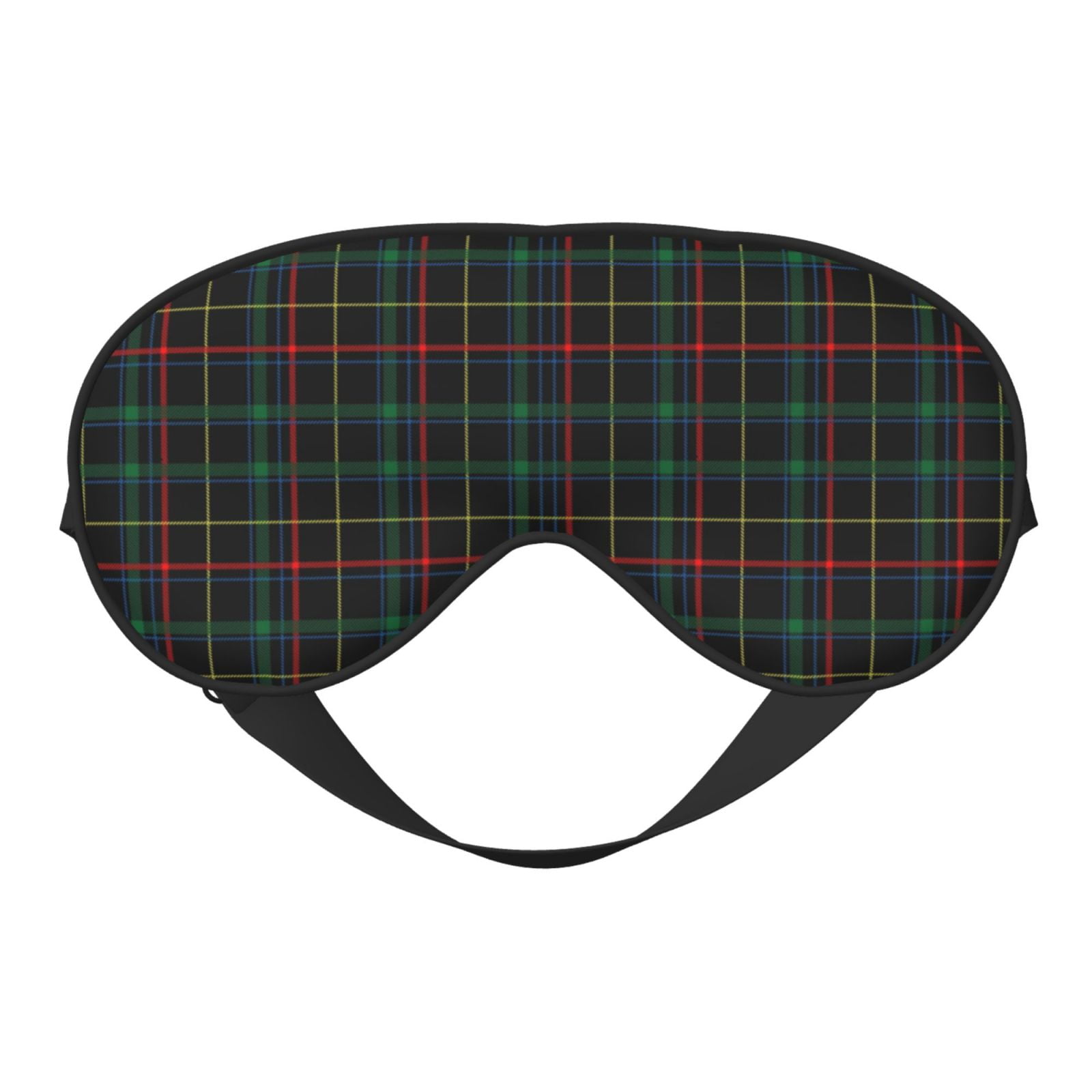 Uemuo Buffalo Plaid Dark Green Pattern Sleep Eye Mask - Light Blocking ...