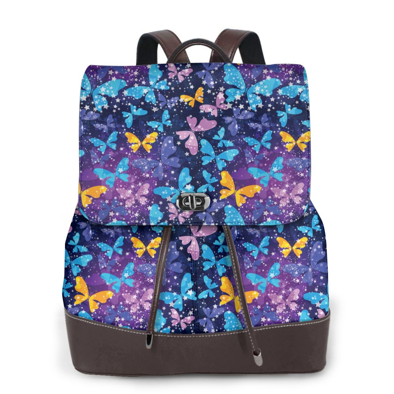 Uemuo Butterflies Of The Starry Sky for Backpack Purse for Women Large ...