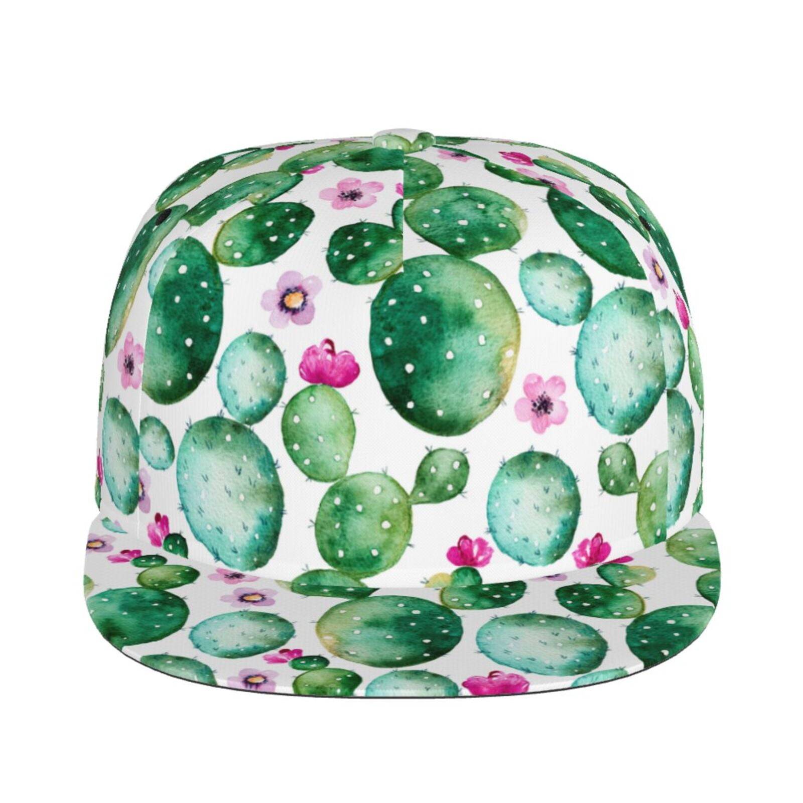 Uemuo Cactus Plants Pattern Women's Baseball Cap,Straight Brim Hat,Golf ...