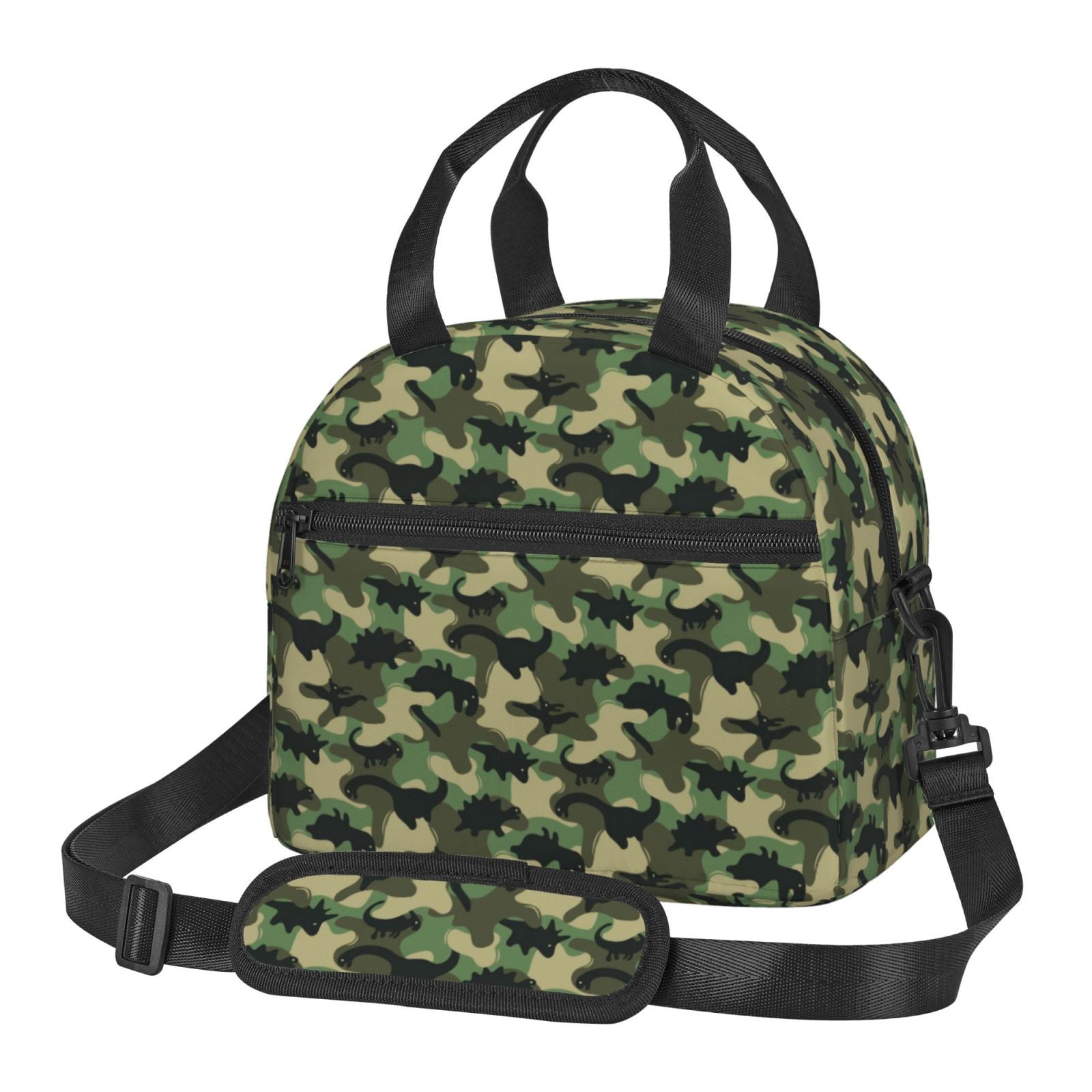 Uemuo Camouflage Dinosaur Printed Lunch Bag Lunch Box Reusable ...
