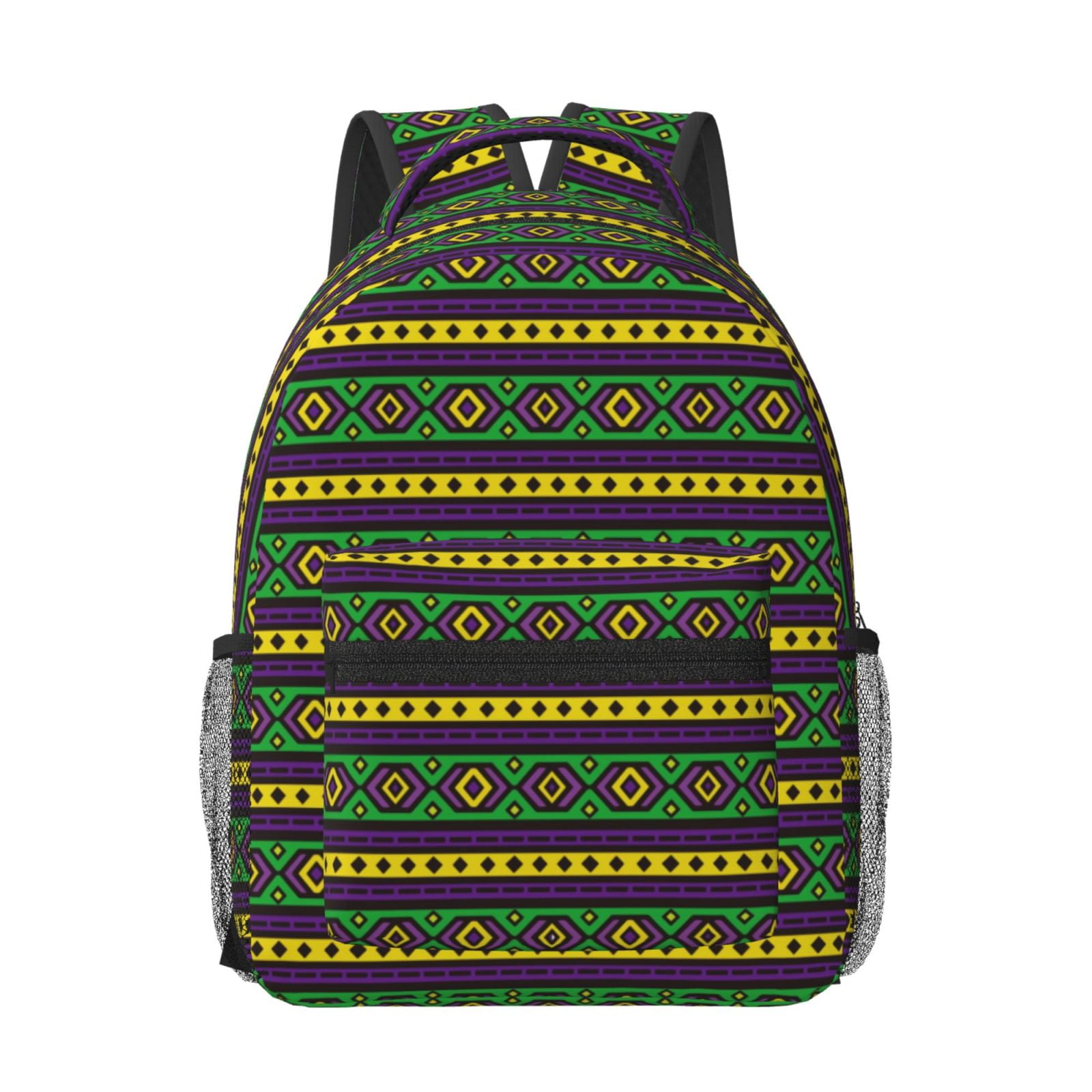 Uemuo Carnival Mardi Gras Printed Student Durable Water-resistant ...