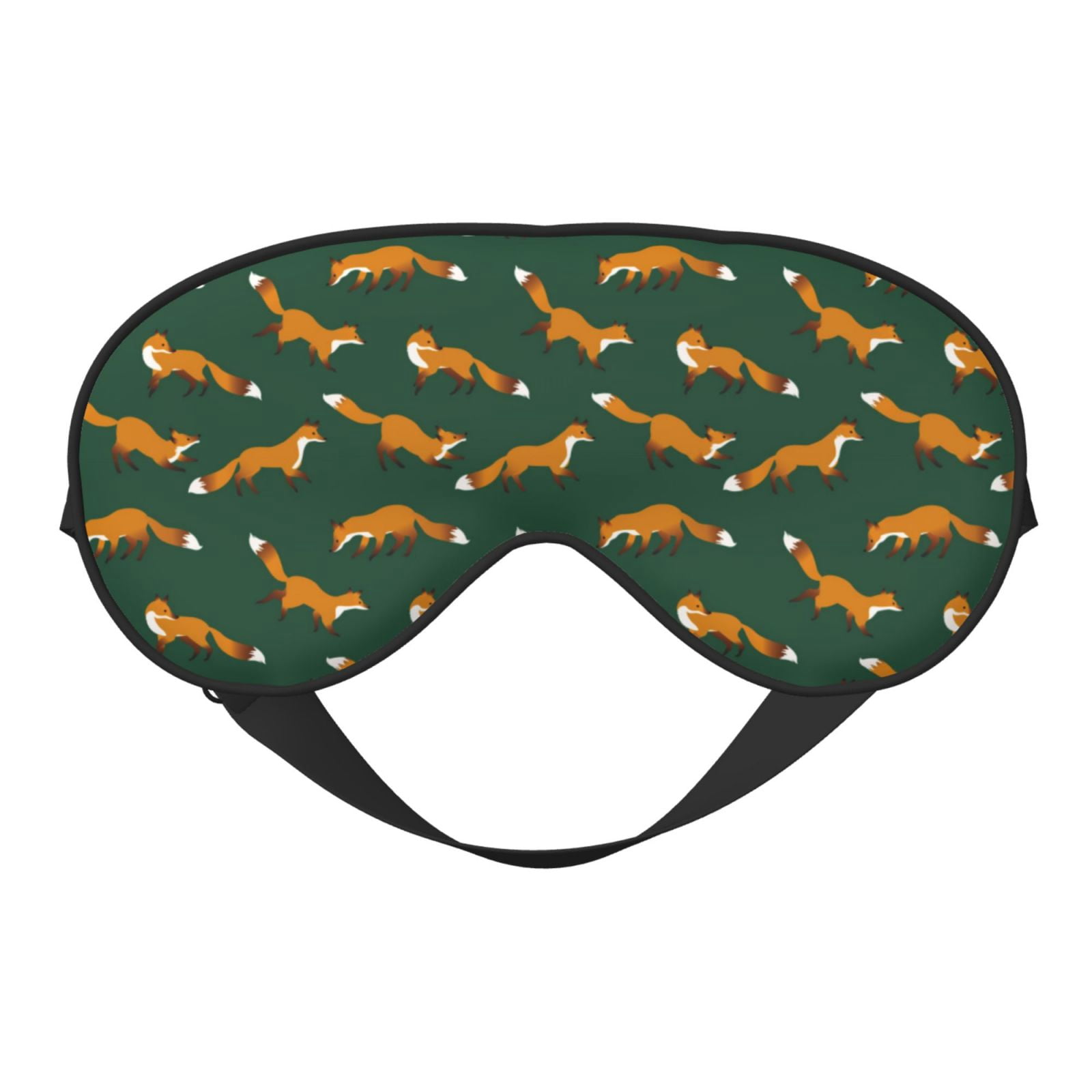 Uemuo Cartoon Fox 1 Pattern Sleep Eye Mask - Light Blocking Sleep Mask ...