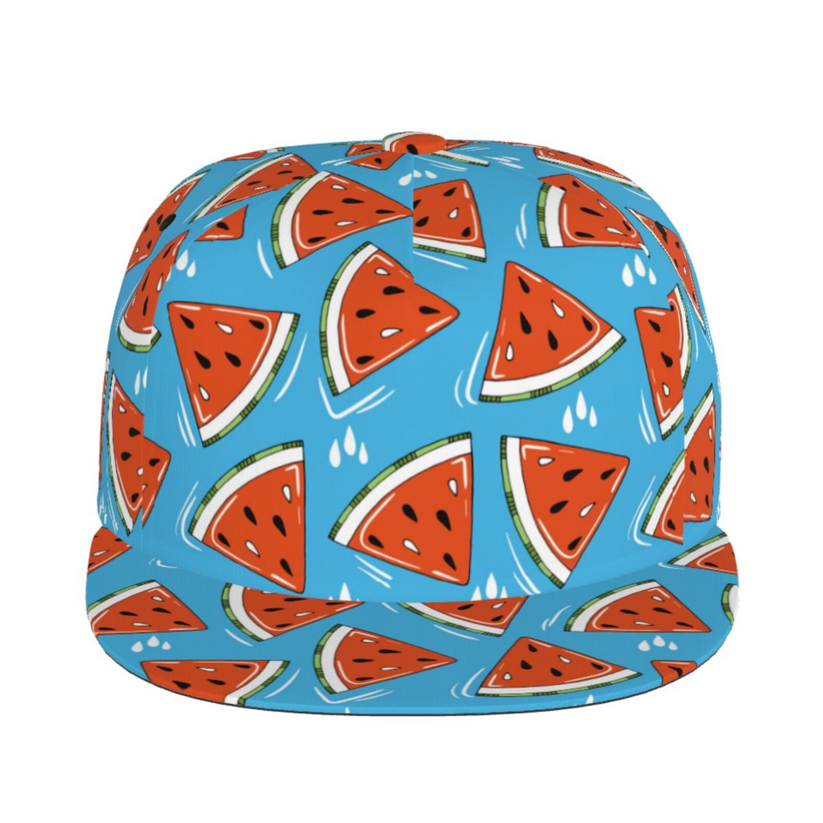 Uemuo Cartoon Watermelon Pattern Women's Baseball Cap,Straight Brim Hat ...
