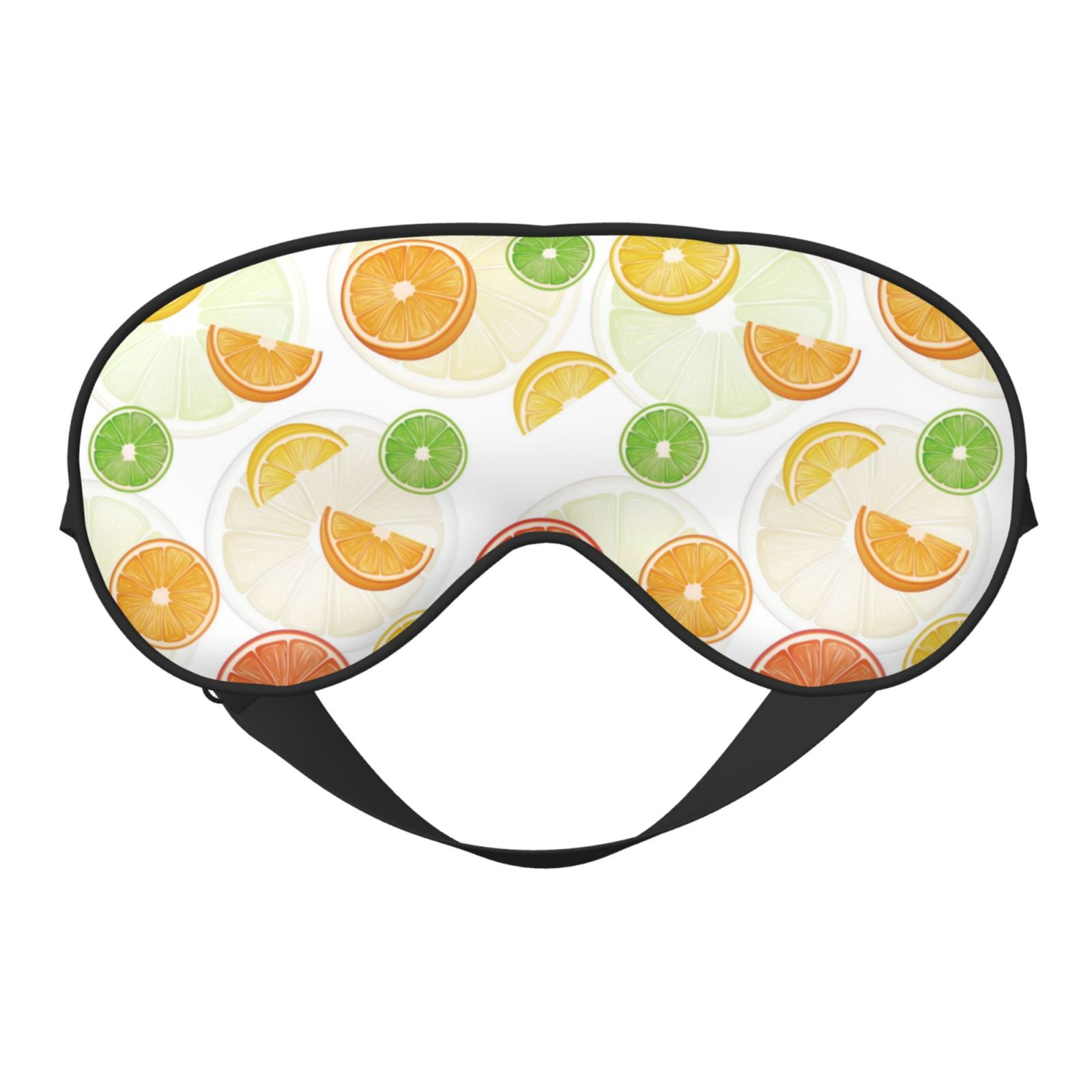 Uemuo Colorful Lemons Pattern Sleep Eye Mask - Light Blocking Sleep ...