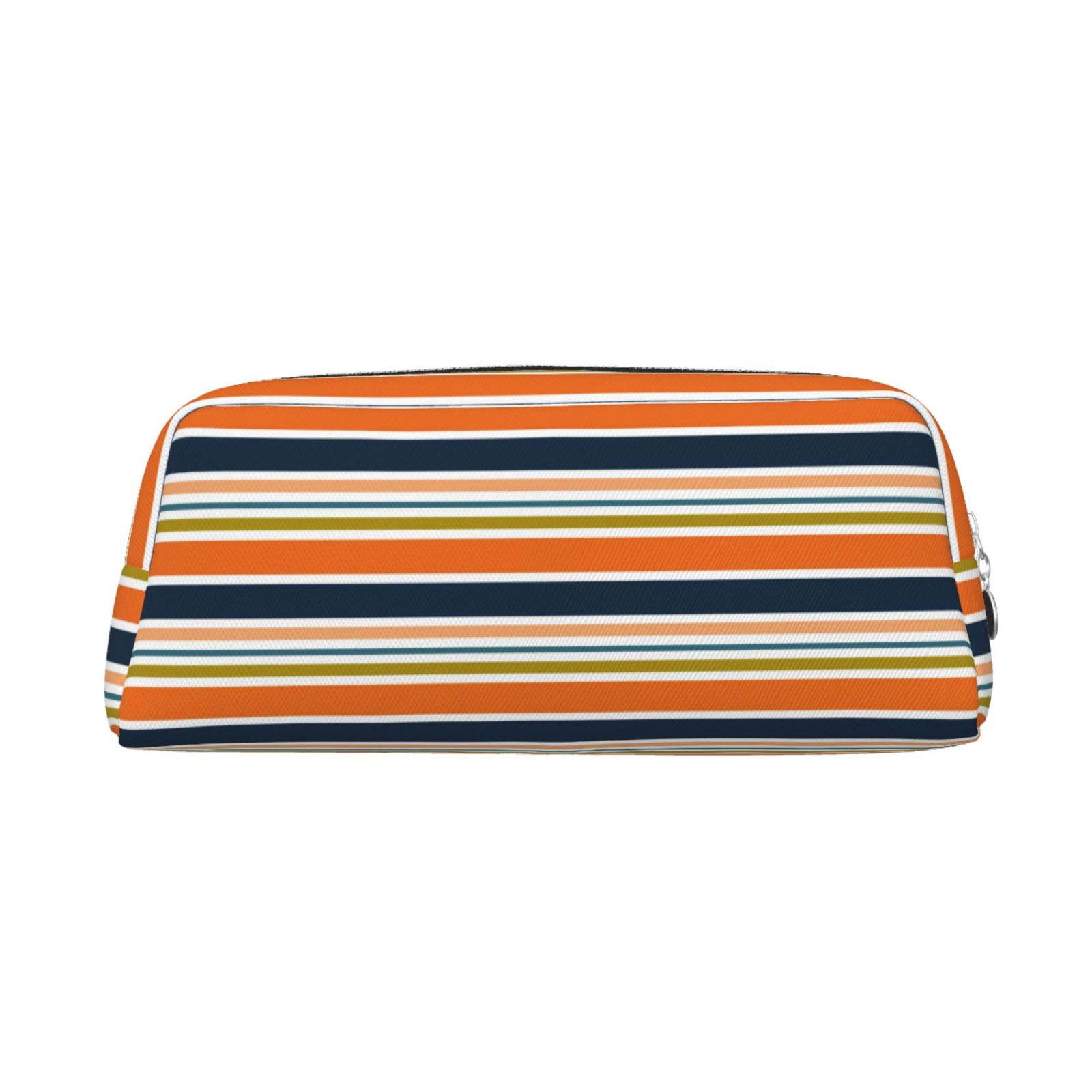 Uemuo Colorful Pastel Stripes Printed Leather Pencil Case, Pencil Pouch ...