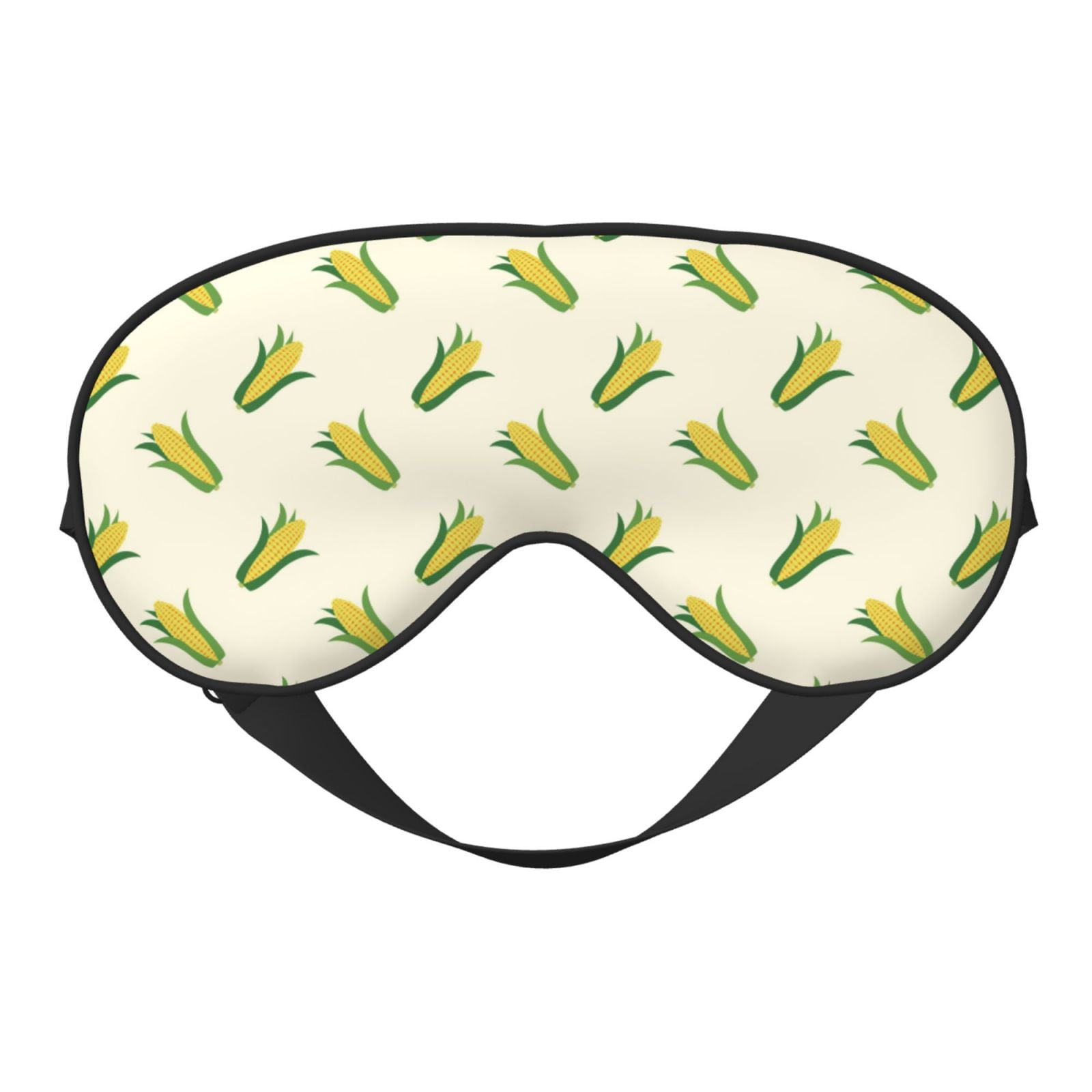 Uemuo Corn Pattern Sleep Eye Mask - Light Blocking Sleep Mask Blocking ...