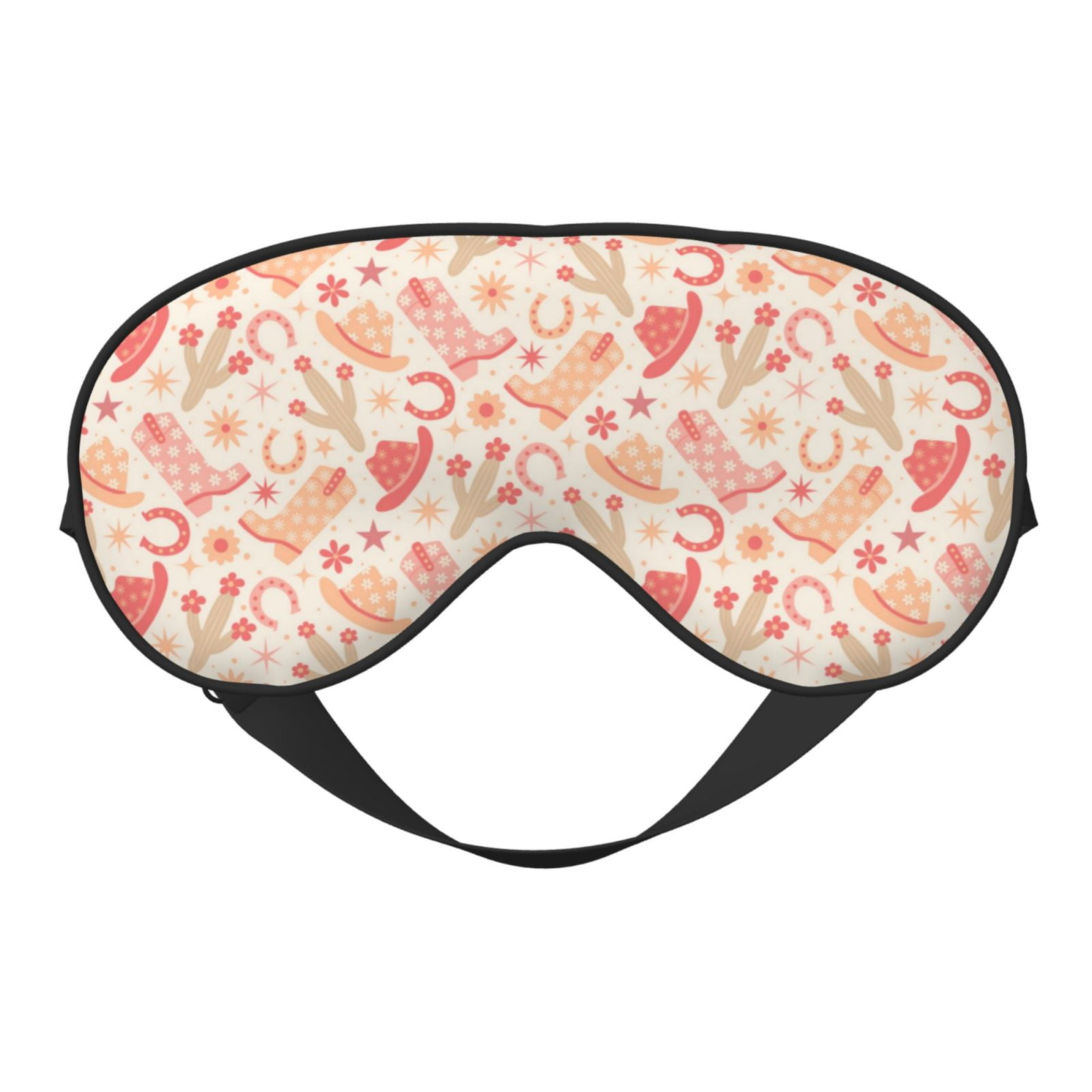 Uemuo Cowgirl Boots 4 Pattern Sleep Eye Mask - Light Blocking Sleep ...