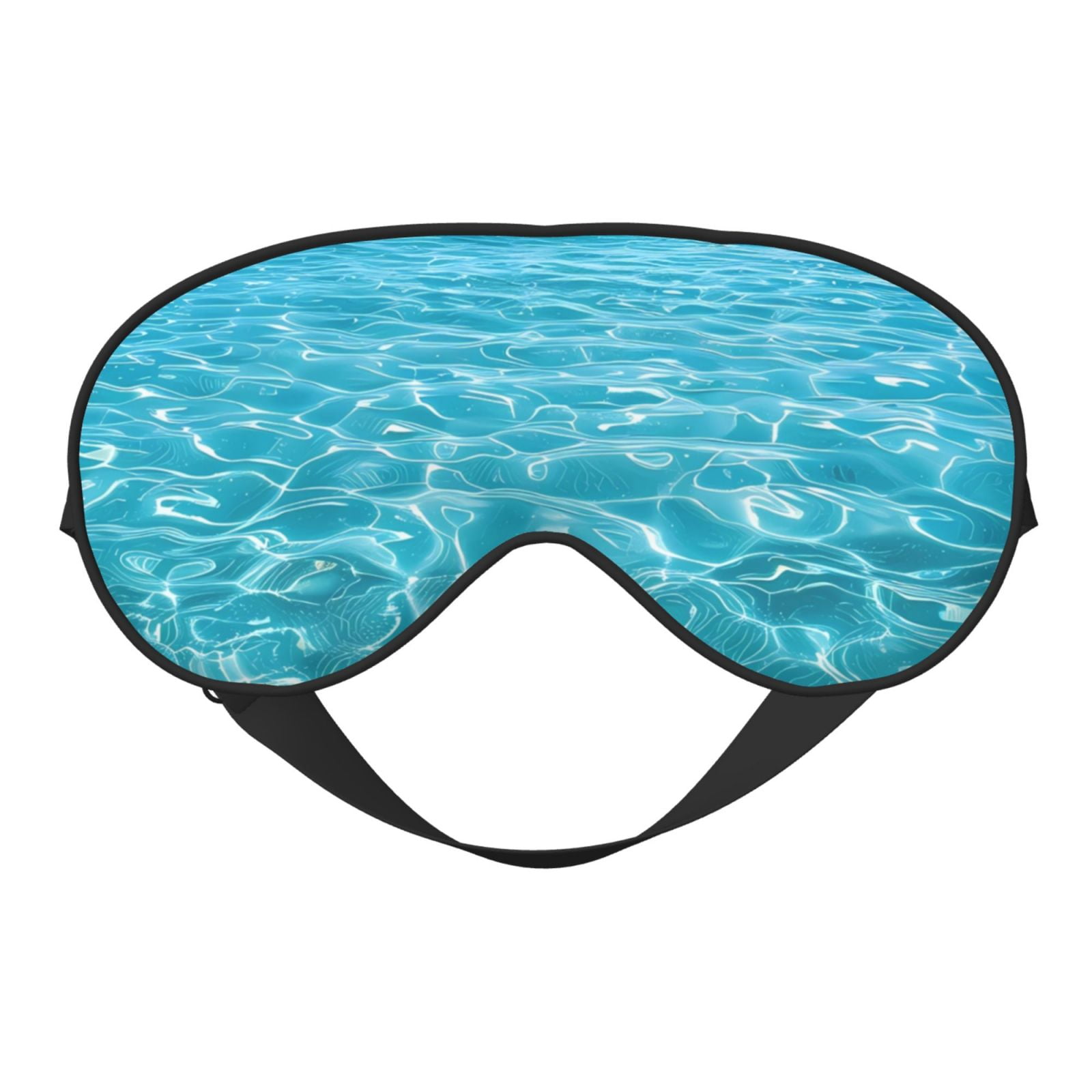 Uemuo Crystal Clear Ocean Waves Pattern Sleep Eye Mask - Light Blocking ...
