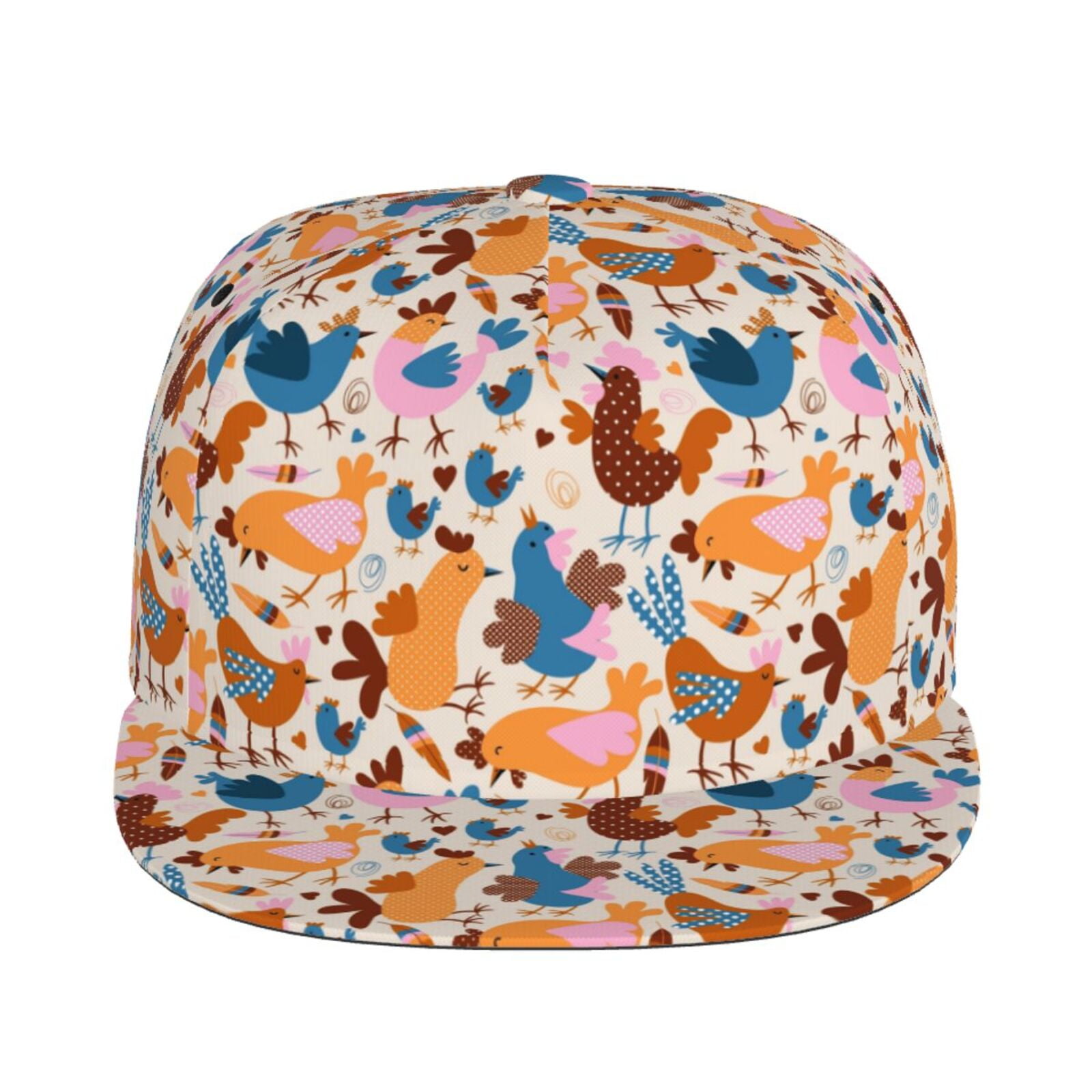 Uemuo Cute Chickens Pattern Women's Baseball Cap,Straight Brim Hat,Golf ...