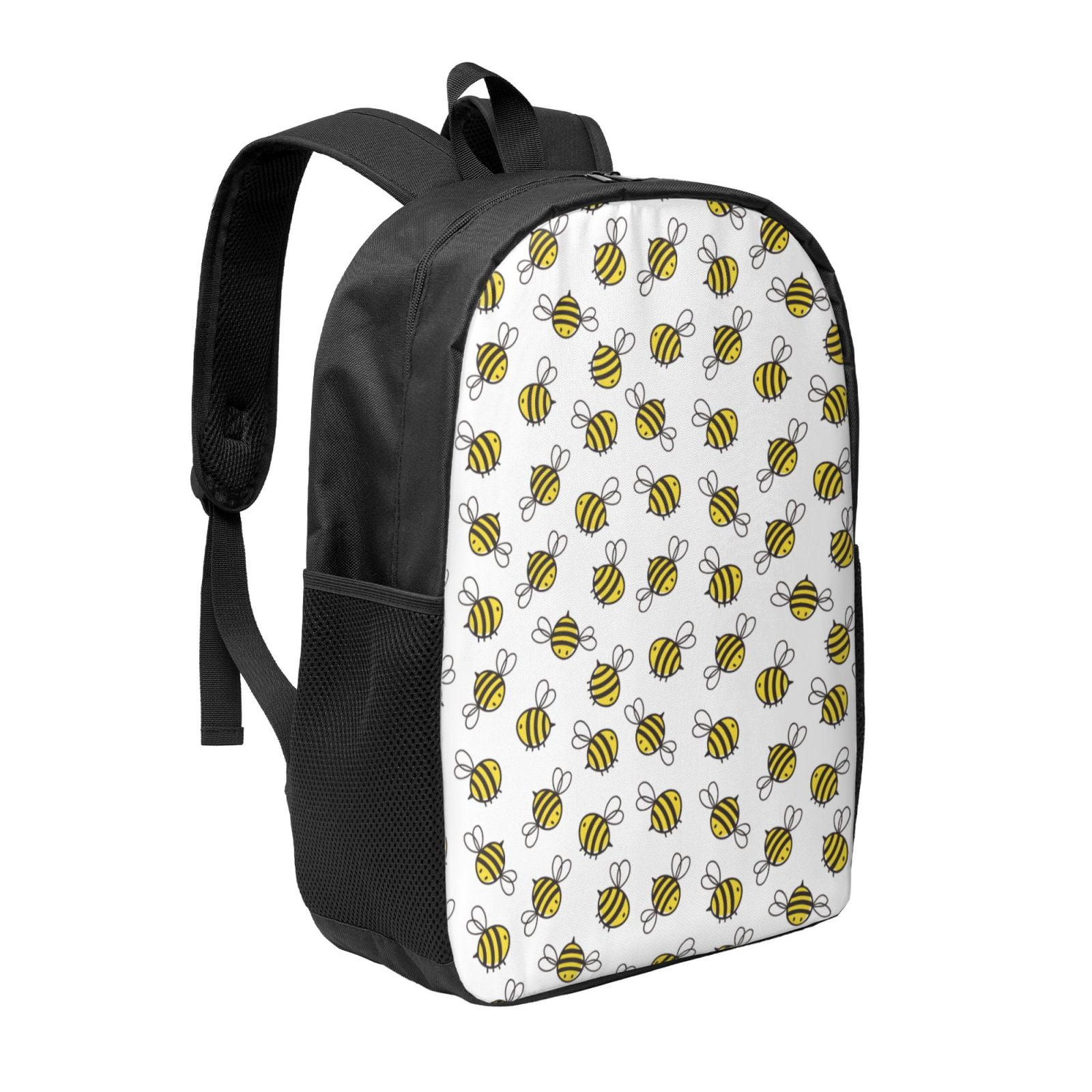 Uemuo Cute Little Bee Printed Durable 17-inch Student Backpack ...