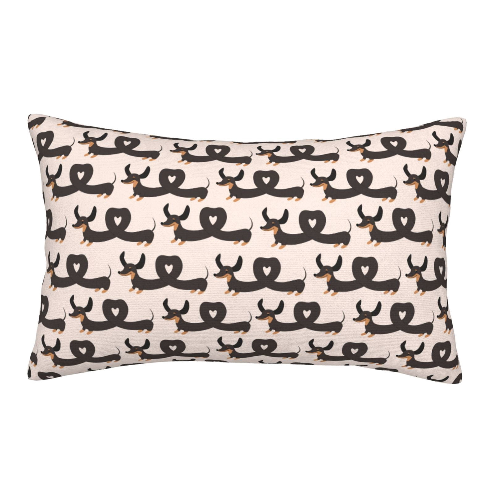 Uemuo Cute Puppy Print Throw Pillow Case – Cozy & Soft Cushion Cover ...