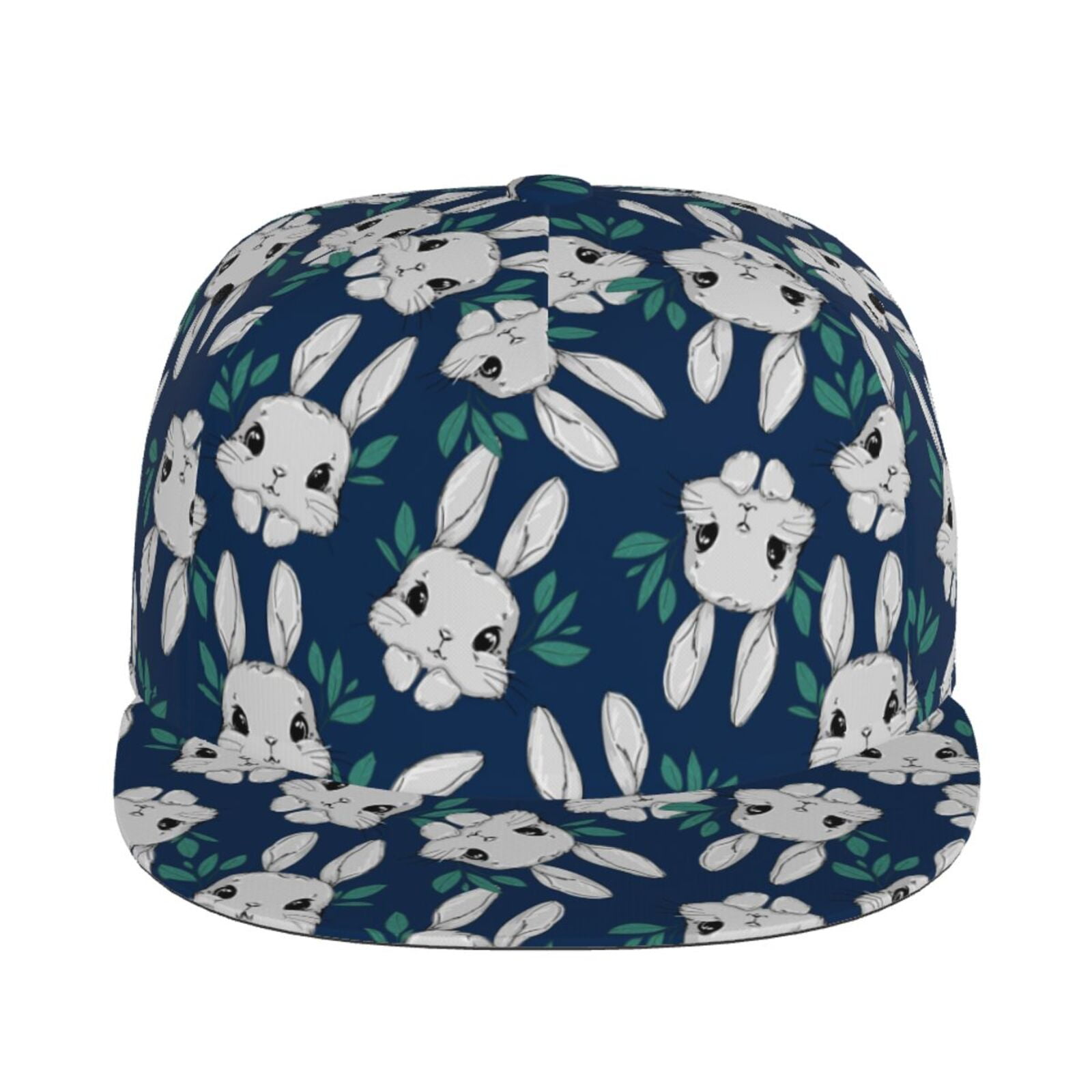Uemuo Cute Rabbit Pattern Women's Baseball Cap,Straight Brim Hat,Golf ...