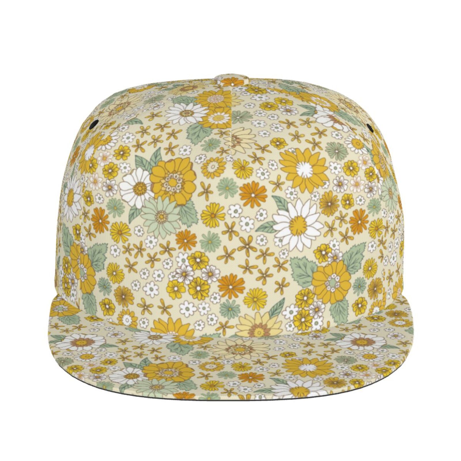 Uemuo Cute Sunflower Pattern Women's Baseball Cap,Straight Brim Hat ...