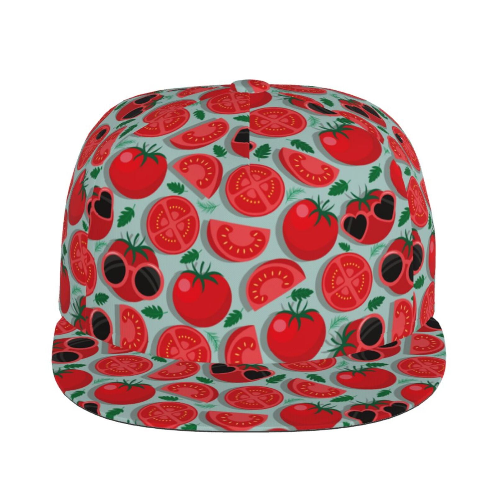 Uemuo Cute Tomato Pattern Women's Baseball Cap,Straight Brim Hat,Golf ...