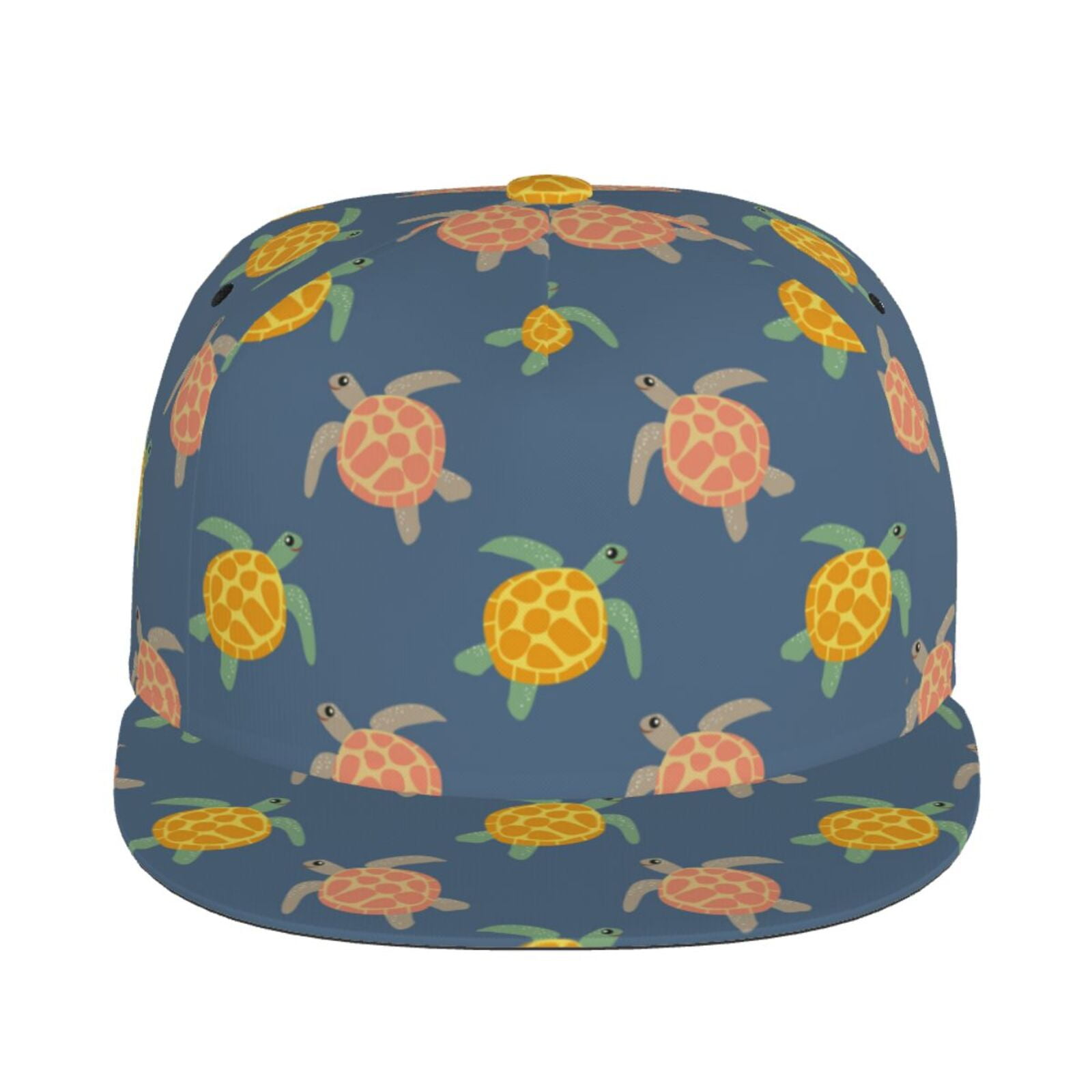 Uemuo Cute Turtle Pattern Women's Baseball Cap,Straight Brim Hat,Golf ...