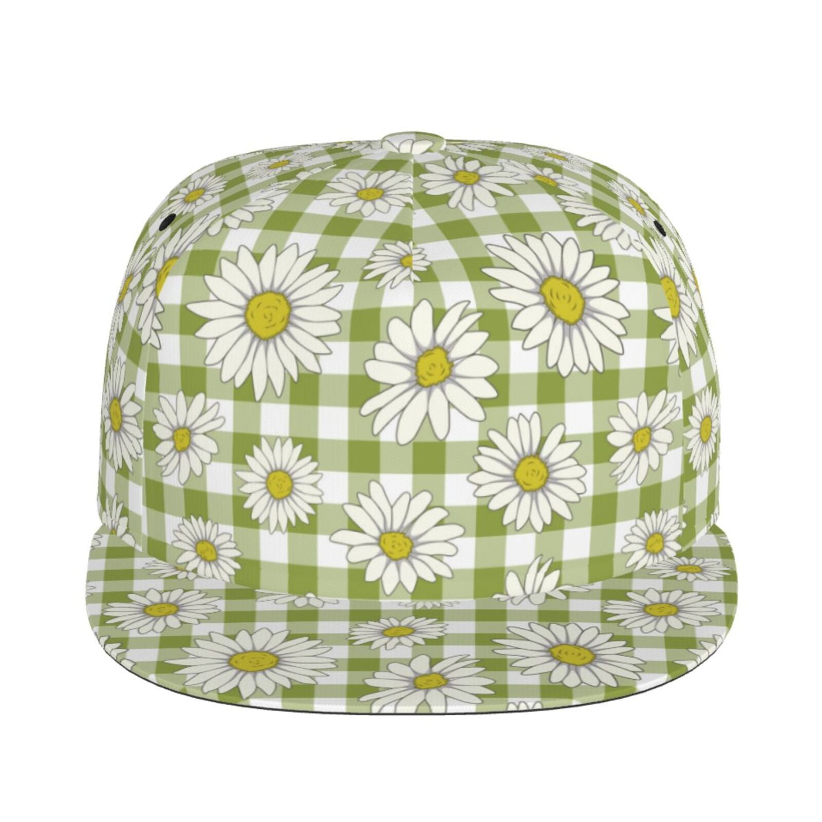 Uemuo Daisies Flowers Pattern Women's Baseball Cap,Straight Brim Hat ...