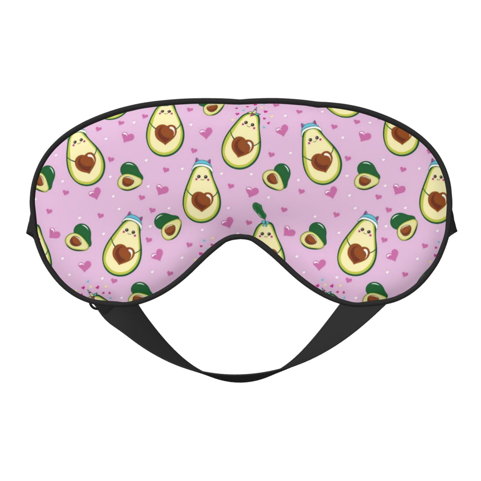 Uemuo Different Avocados Pattern Sleep Eye Mask - Light Blocking Sleep ...