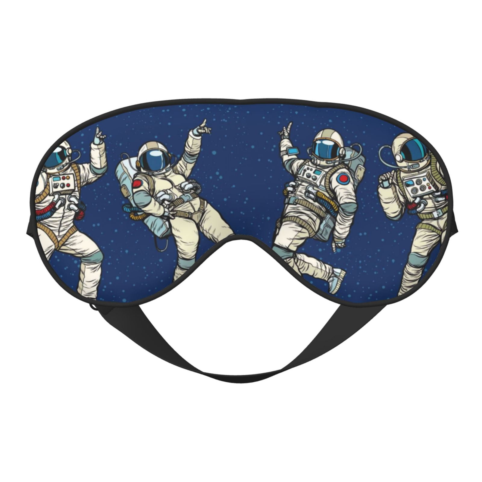 Uemuo Disco party Astronaut Dancing Pattern Sleep Eye Mask - Light ...