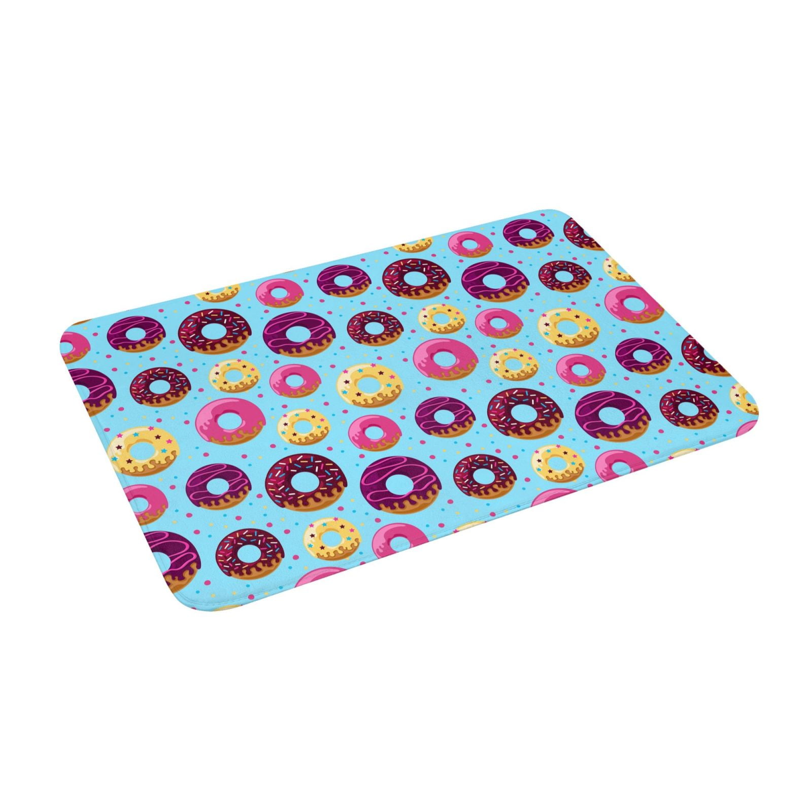 Uemuo Donuts Printed Door Mat Indoor Doormat 16"x24",Front Back Door ...