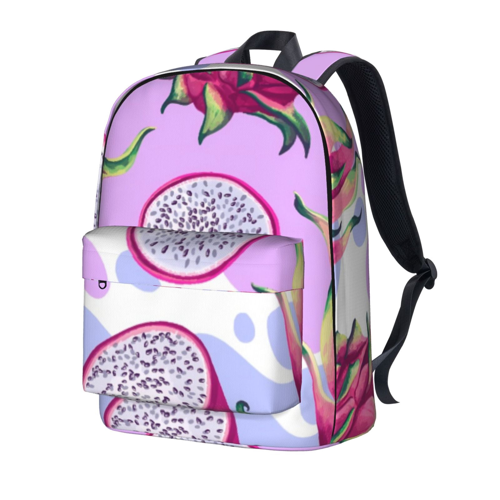 Uemuo Dragon Fruit Pattern Backpack for Work and Travel - Durable and ...