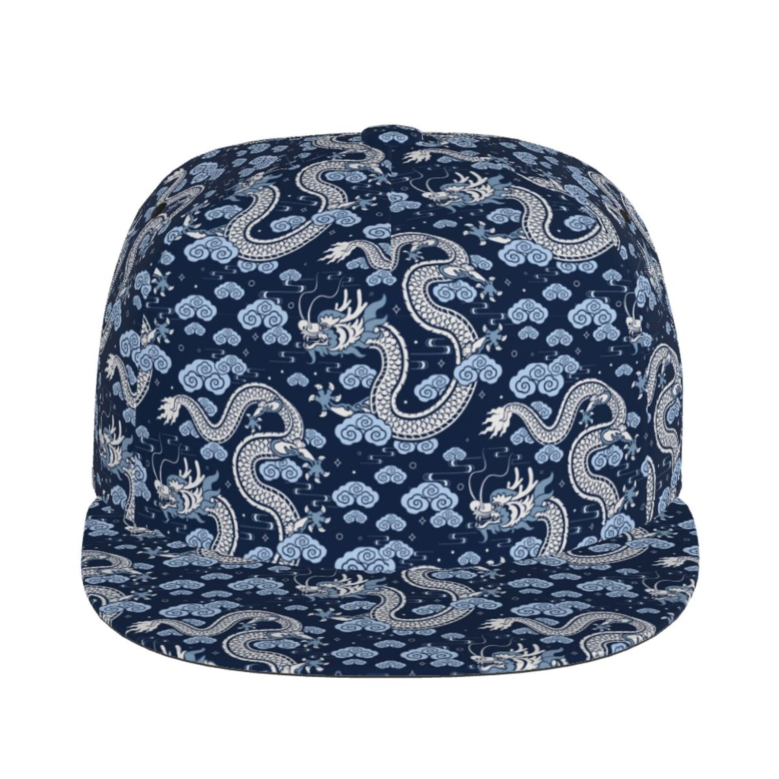 Uemuo Dragons Pattern Women's Baseball Cap,Straight Brim Hat,Golf Dad ...