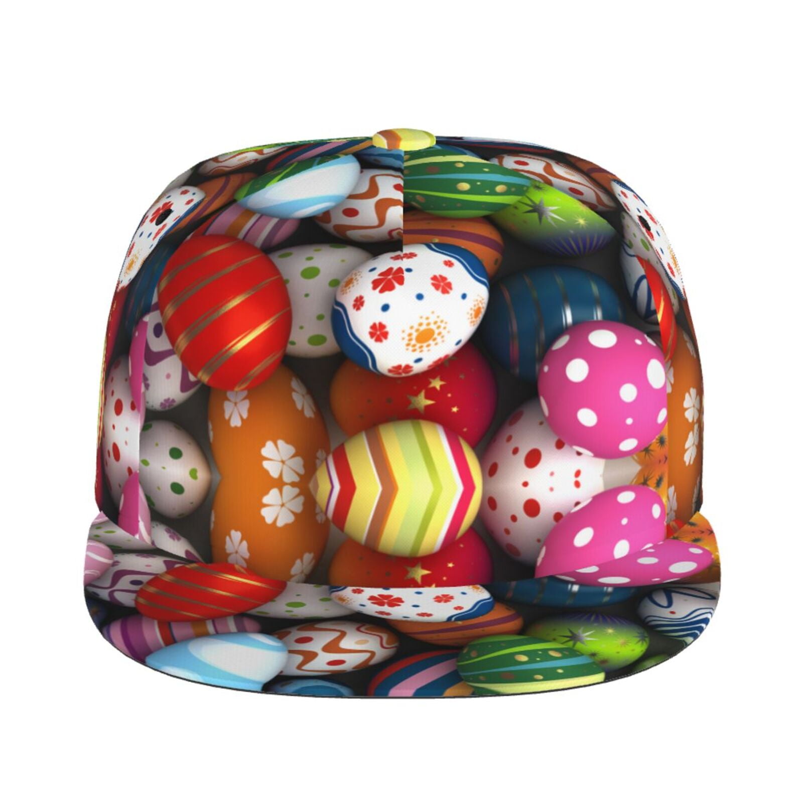 Uemuo Easter Egg Pattern Women's Baseball Cap,Straight Brim Hat,Golf ...