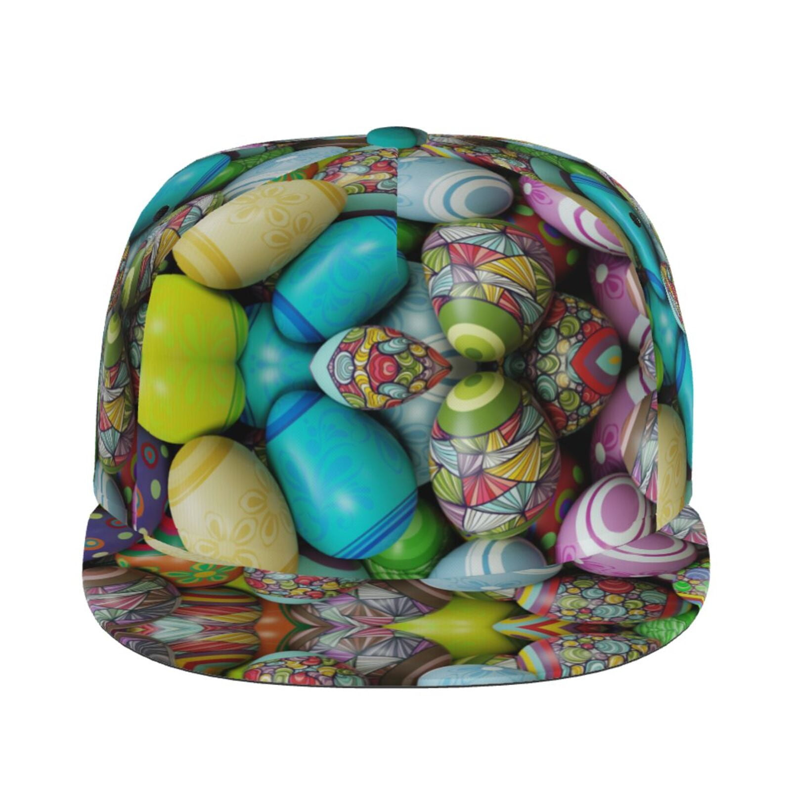 Uemuo Easter Egg1 Pattern Women's Baseball Cap,Straight Brim Hat,Golf ...