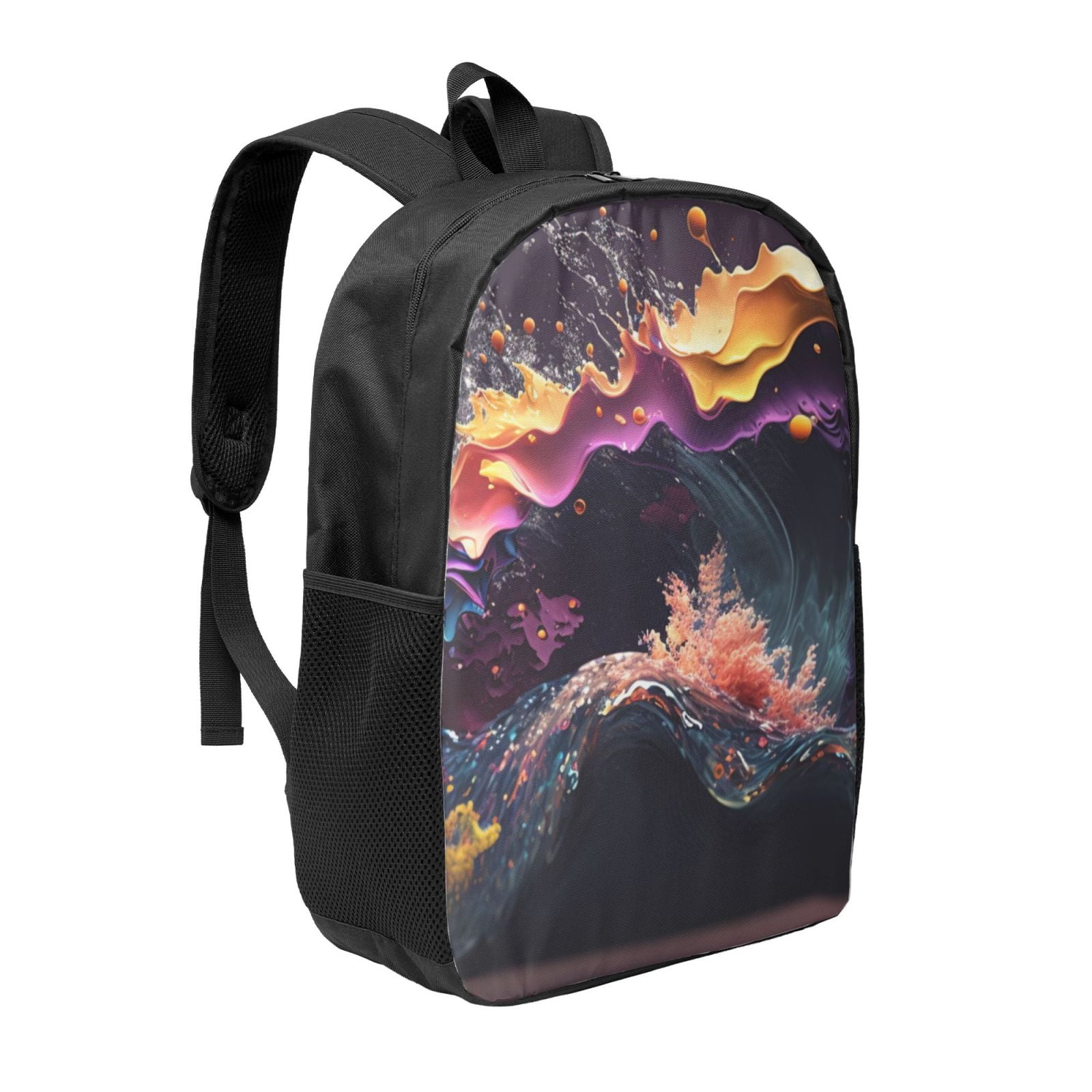 Uemuo Explosive Fluid Splash Art Printed Durable 17-inch Student ...