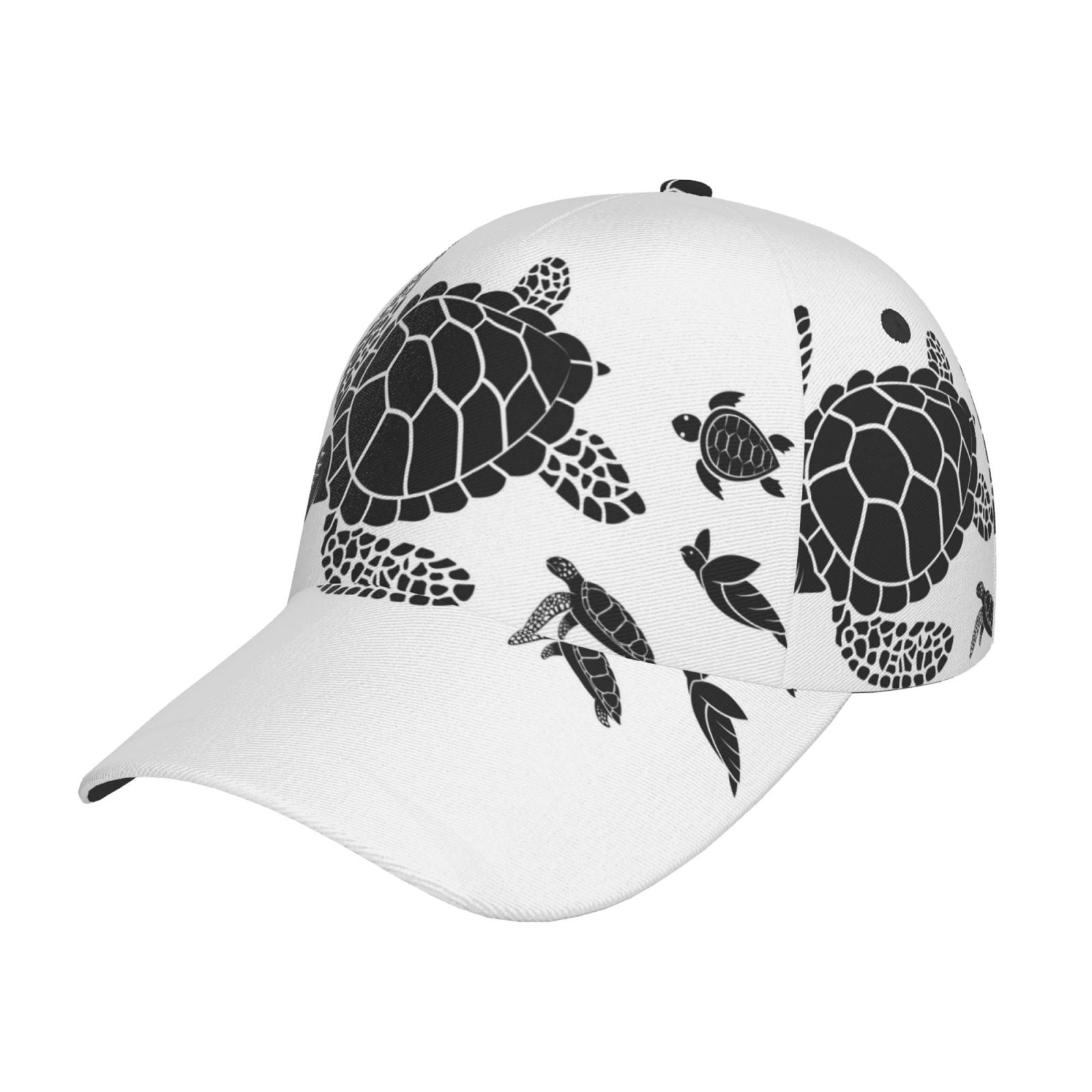 Uemuo Family Of Sea Turtles Pattern Baseball Cap Golf Dad Hat ...