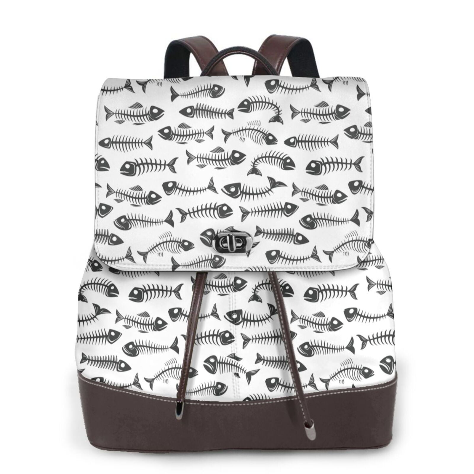 Uemuo Fish Bones for Backpack Purse for Women Large Capacity ...