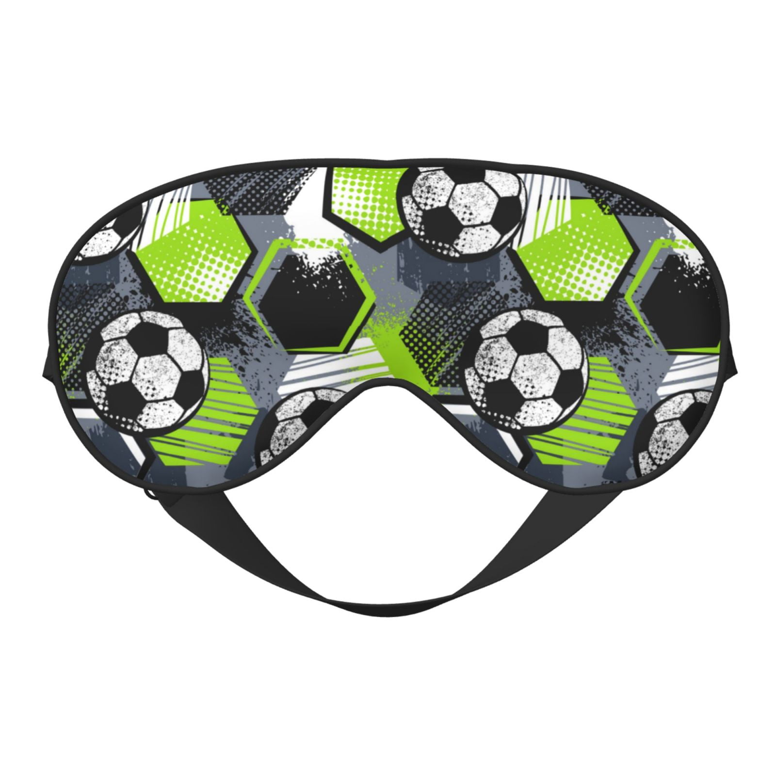 Uemuo Football Pattern Sleep Eye Mask - Light Blocking Sleep Mask ...