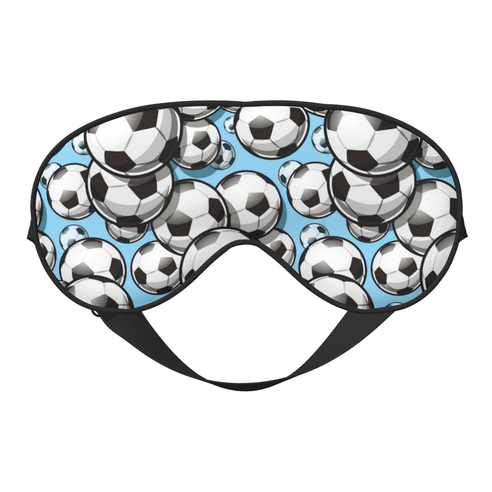 Uemuo Football Soccer Ball Pattern Sleep Eye Mask - Light Blocking ...