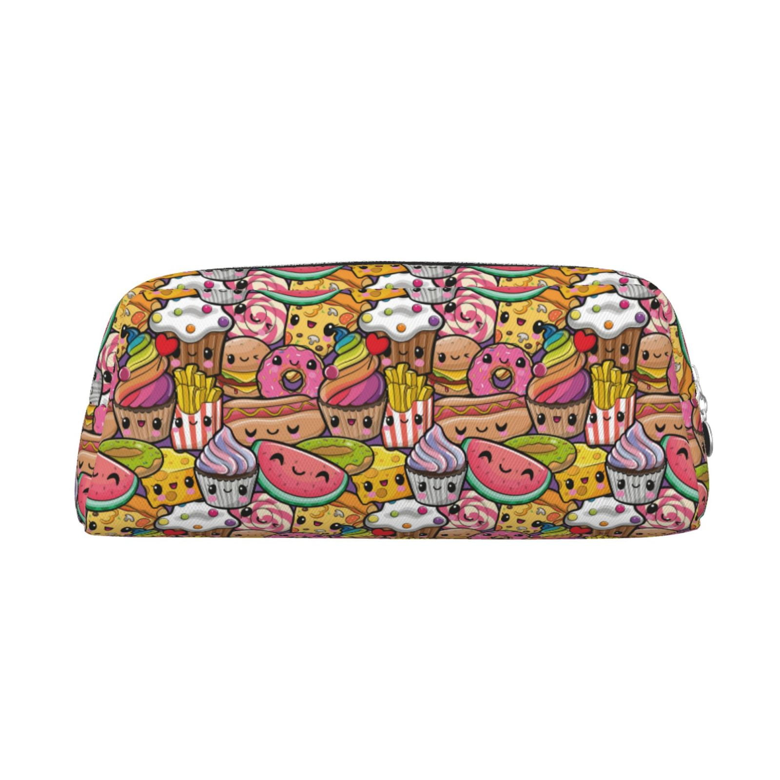 Uemuo Fruit-Flavored Ice-Cream Printed Leather Pencil Case, Pencil ...