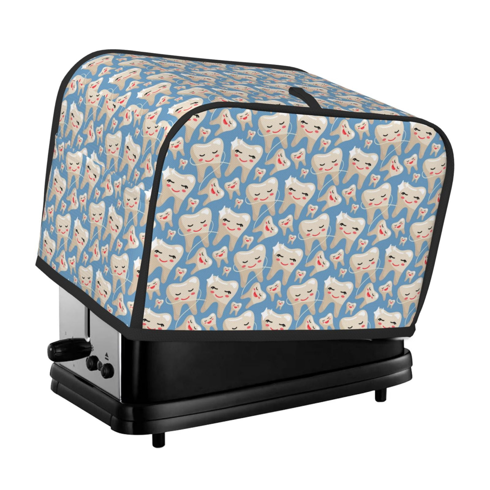 Uemuo Funny Cute Healthy Teeth Print Toaster Cover 2 Slice, Small ...