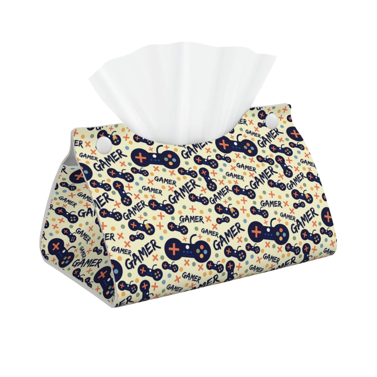 Uemuo Game Controller Pattern Tissue Box Cover Holder, Triangle with ...