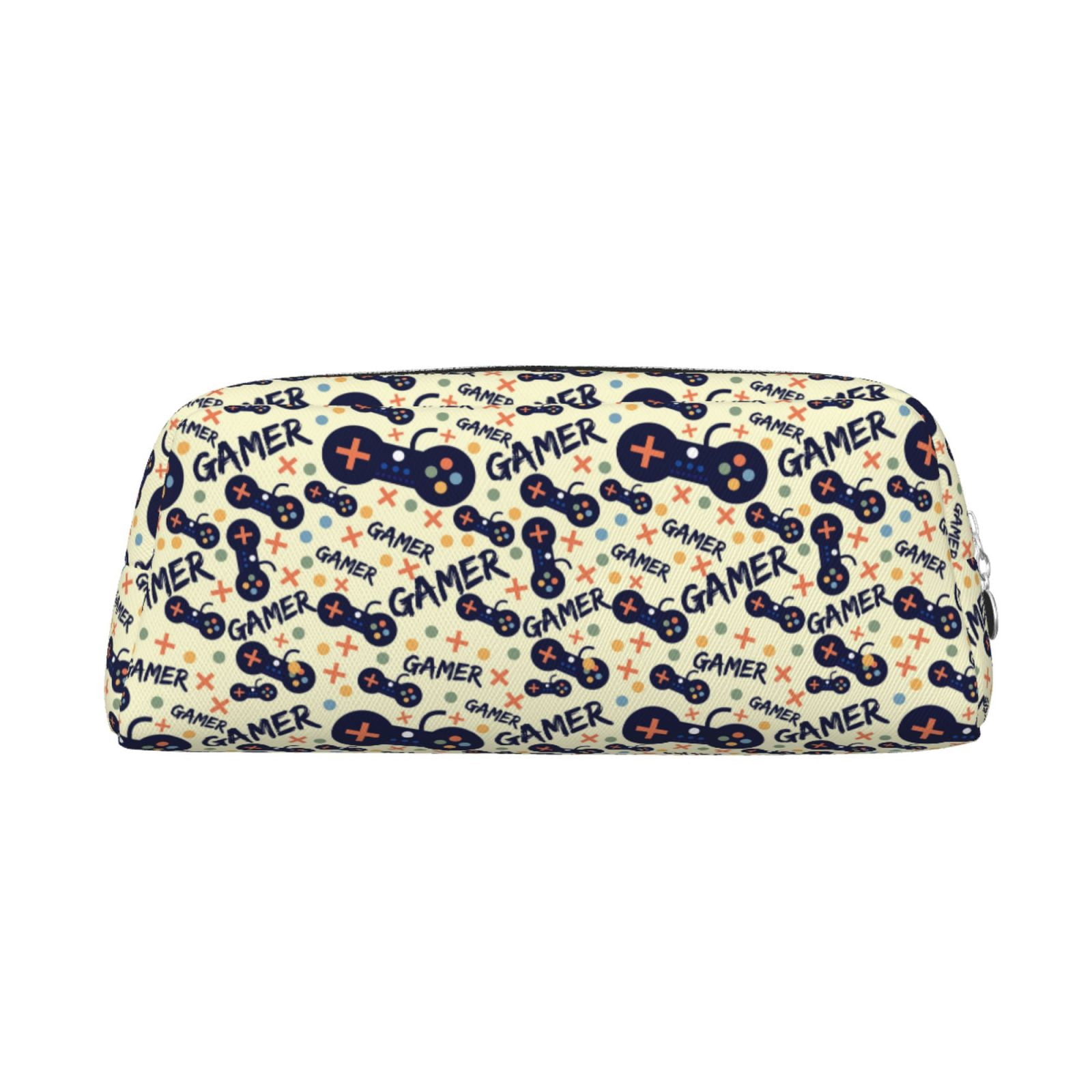 Uemuo Game Controller Printed Leather Pencil Case, Pencil Pouch ...