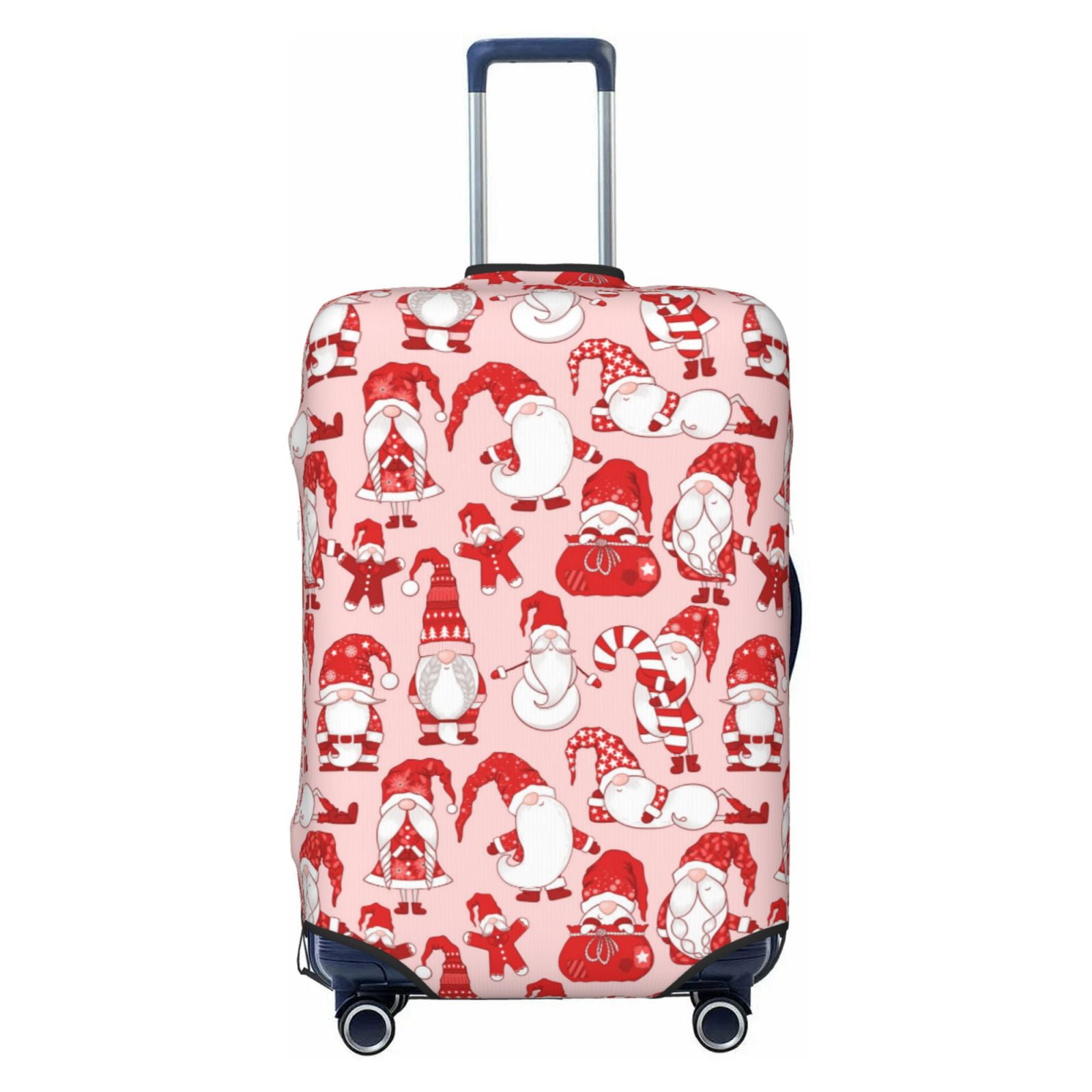 Uemuo Gnome Merry Christmas Printed Washable Luggage Cover - Fashion ...