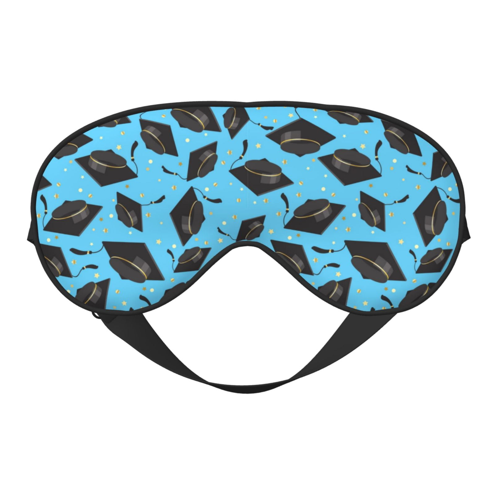 Uemuo Graduation Hats2 Pattern Sleep Eye Mask - Light Blocking Sleep ...