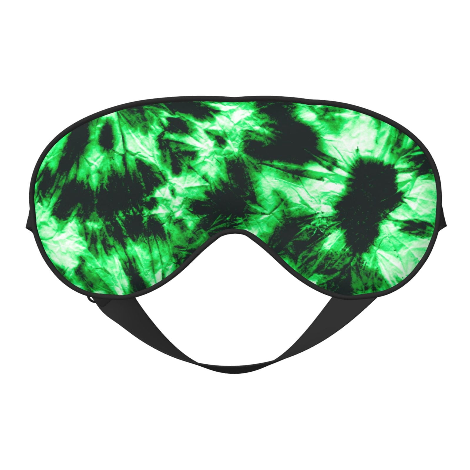 Uemuo Green Tie Dye Pattern Sleep Eye Mask - Light Blocking Sleep Mask ...