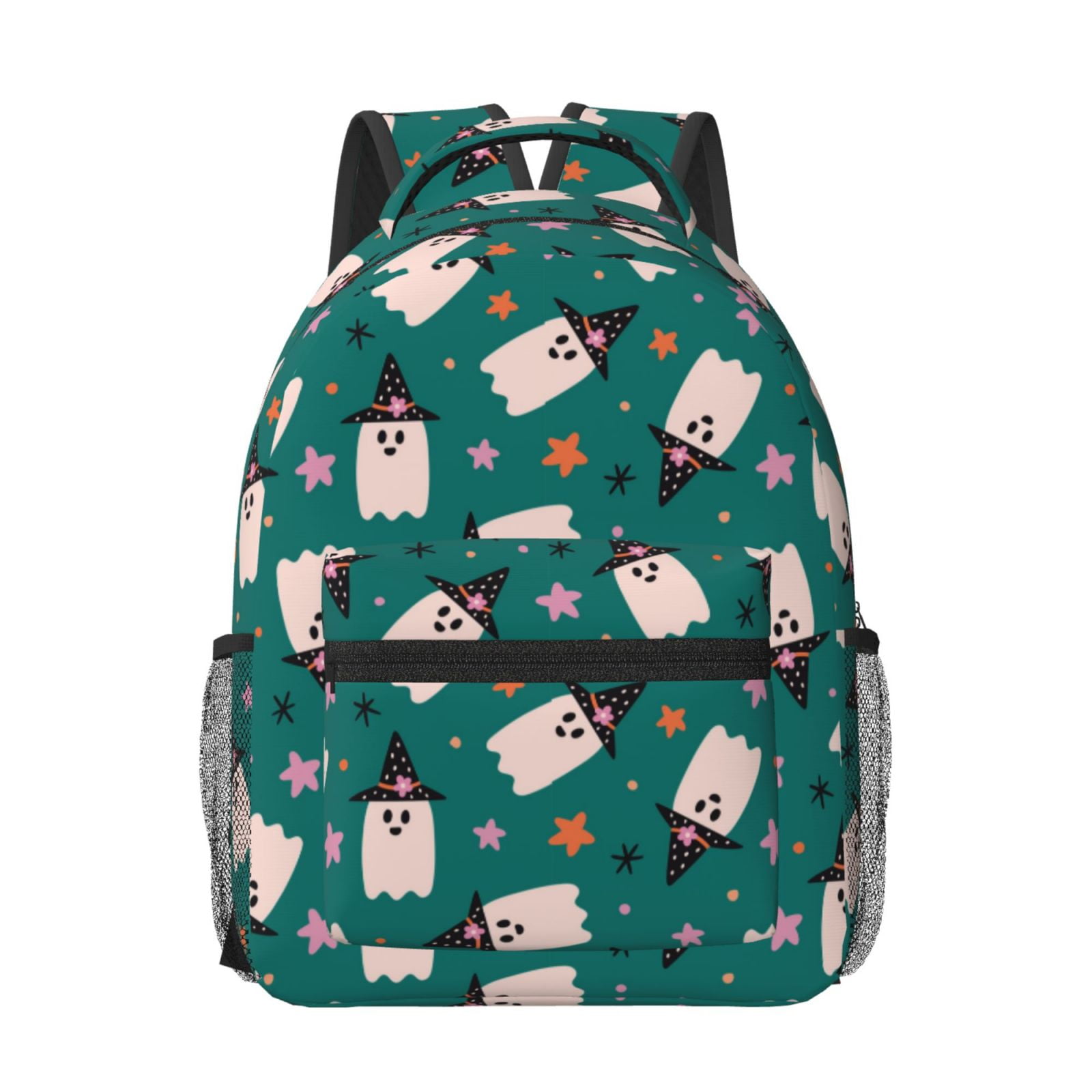 Uemuo Halloween Ghosts Printed Student Durable Water-resistant Backpack ...