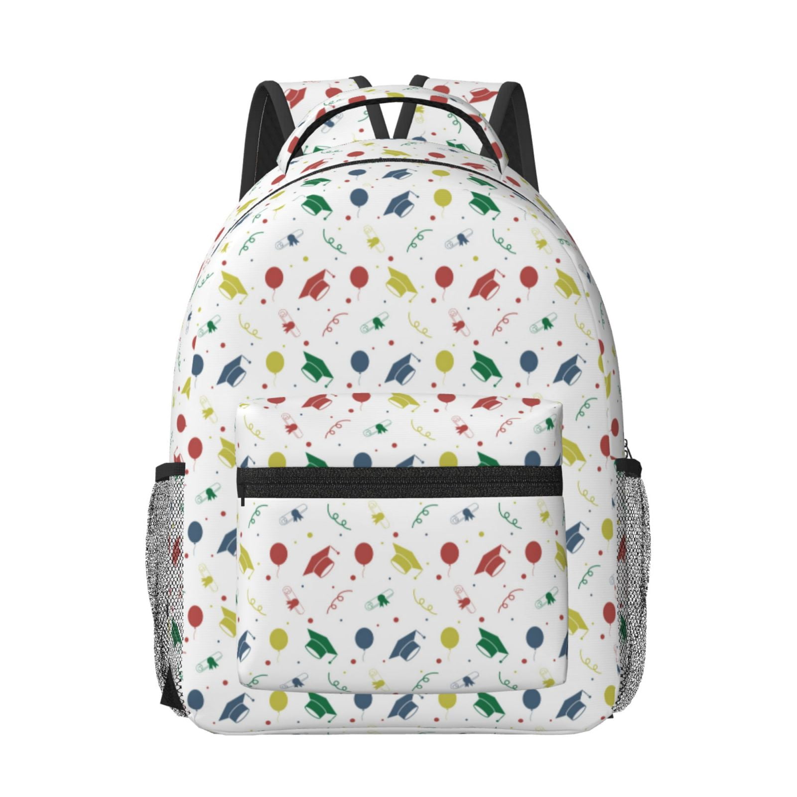 Uemuo Happy Graduation Printed Student Durable Water-resistant Backpack ...