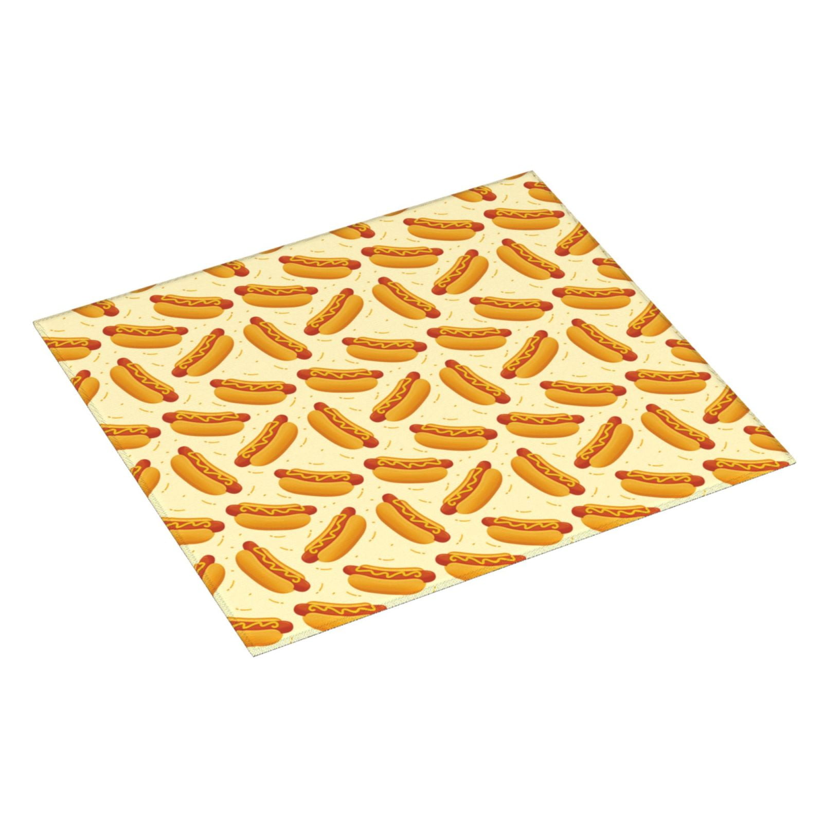 Uemuo Hot Dog 3 Pattern Dish Drying Mat,16*18 inch Absorbent Dish ...